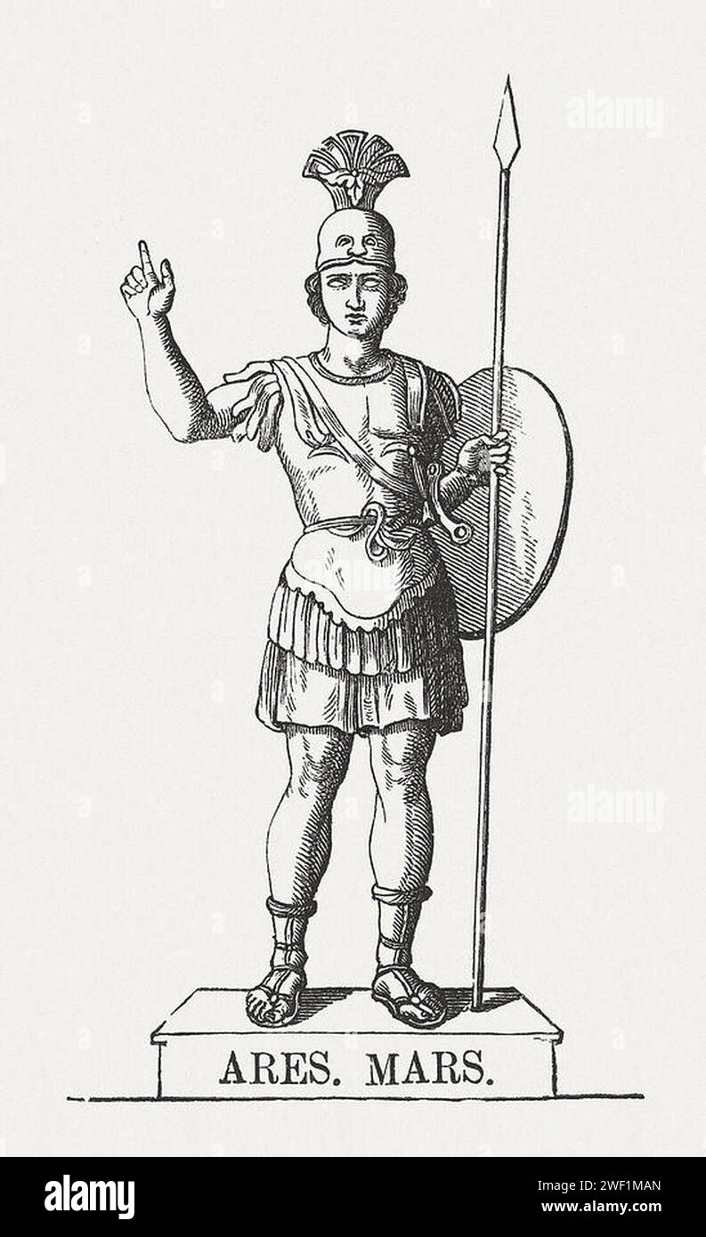Ares (Mars) - the Greek god of war Stock Photo - Alamy