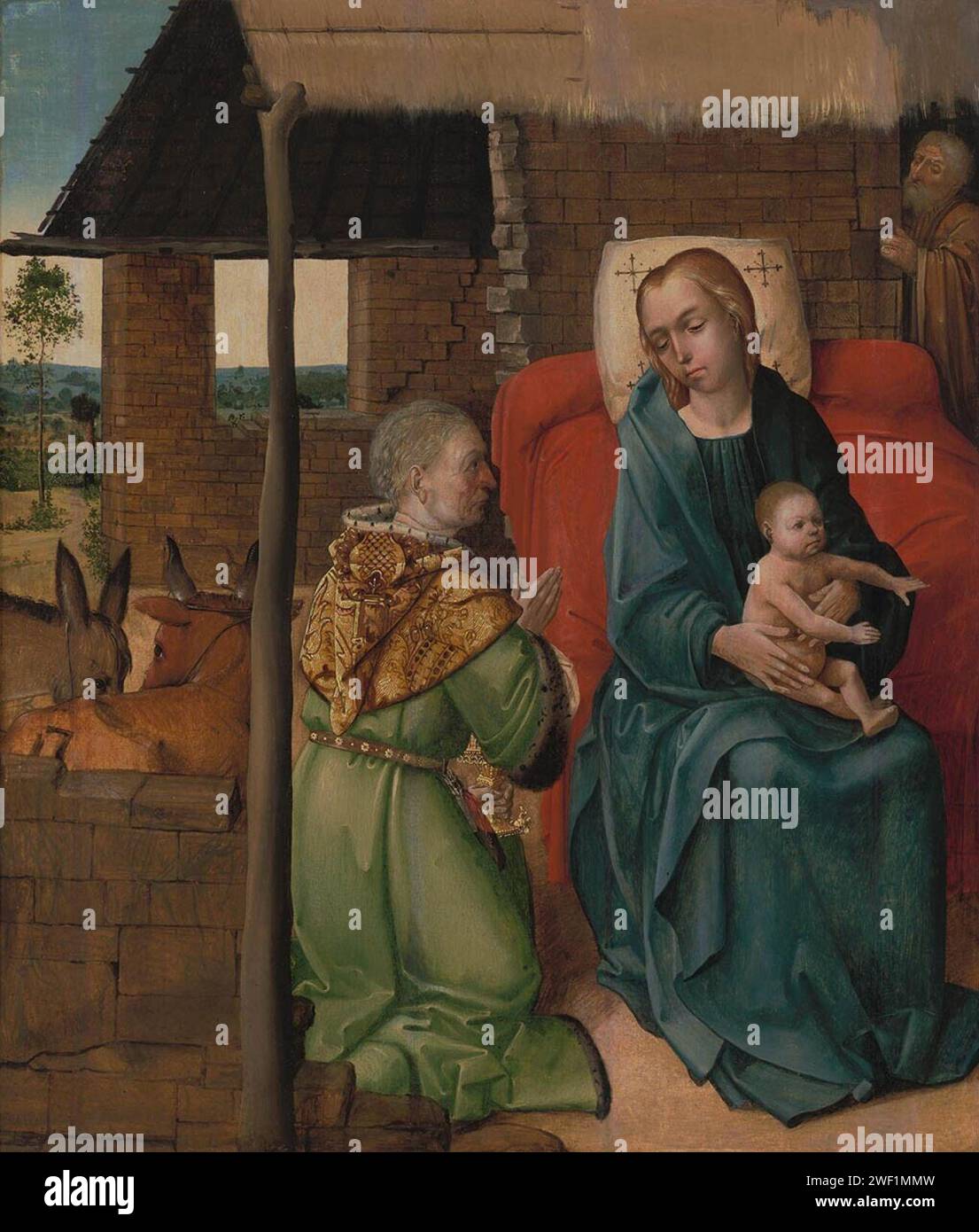 Dutch Master Shutter of an Alterpiece Adoration of the Magi Stock Photo - Alamy