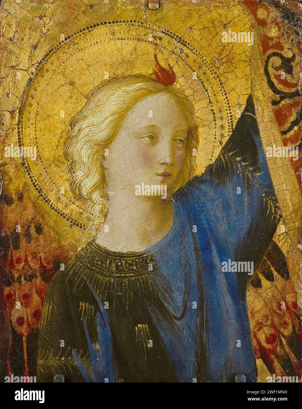 Fra Angelico - Head of an Angel, c. 1445-50, 1928.321 Stock Photo - Alamy