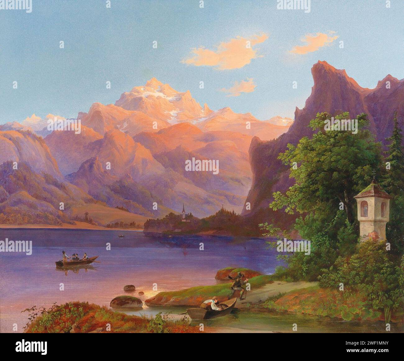 Landschaft mit staffage hi-res stock photography and images - Alamy