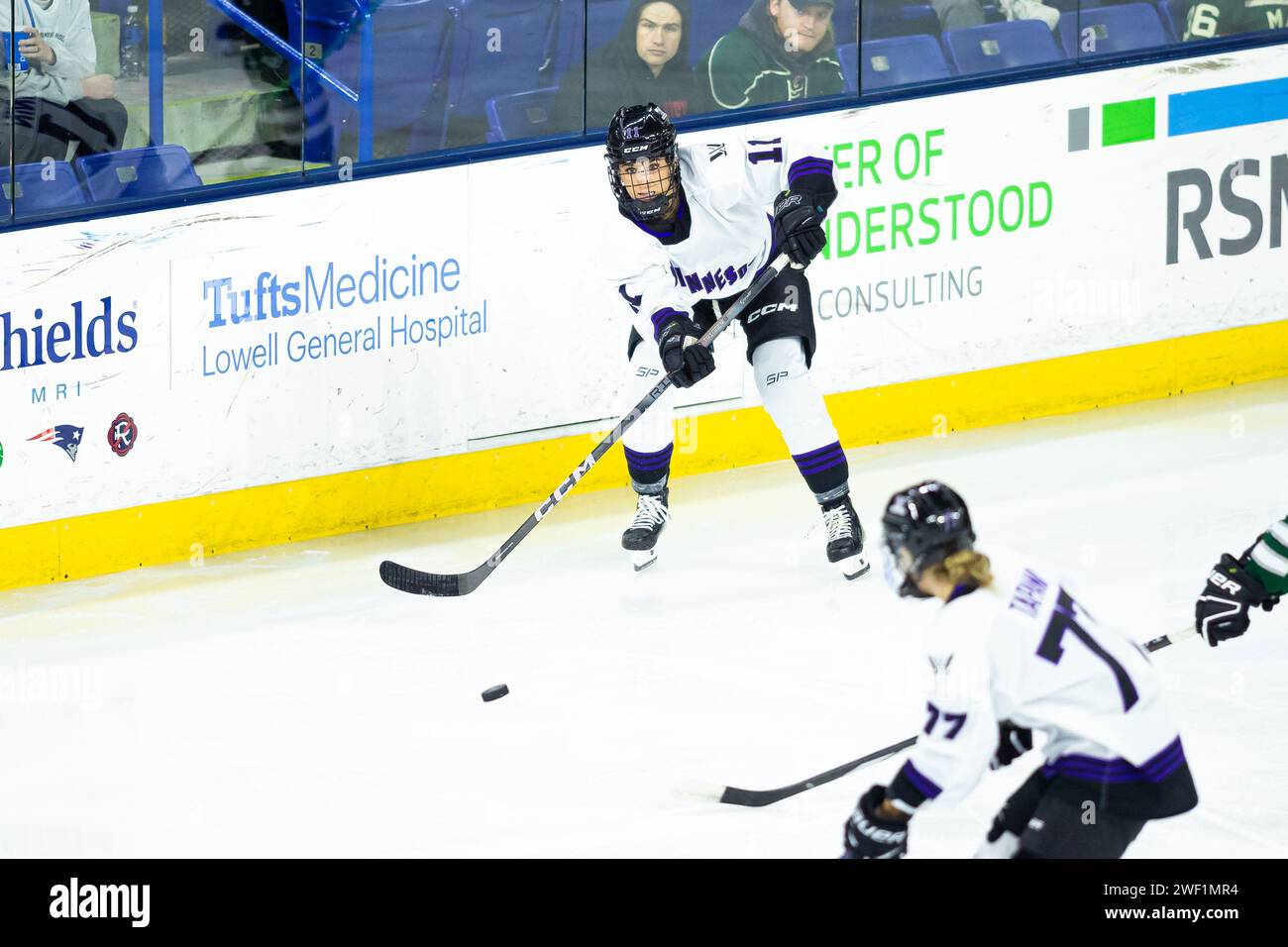 Tsongas Center. 27th Jan, 2024. Massachusetts, USA; Minnesota forward ...