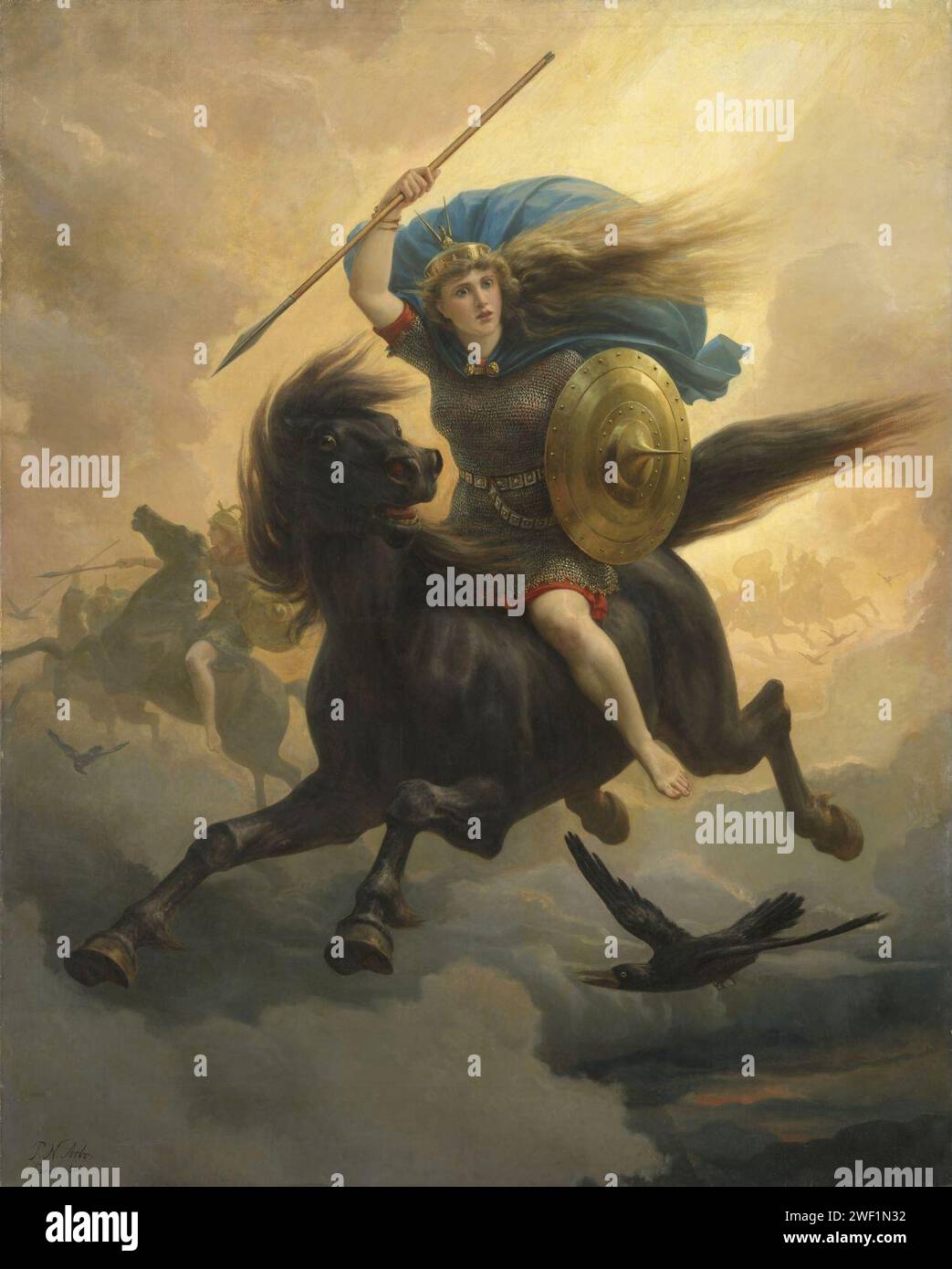 Peter nicolai arbo valkyrie hi-res stock photography and images - Alamy