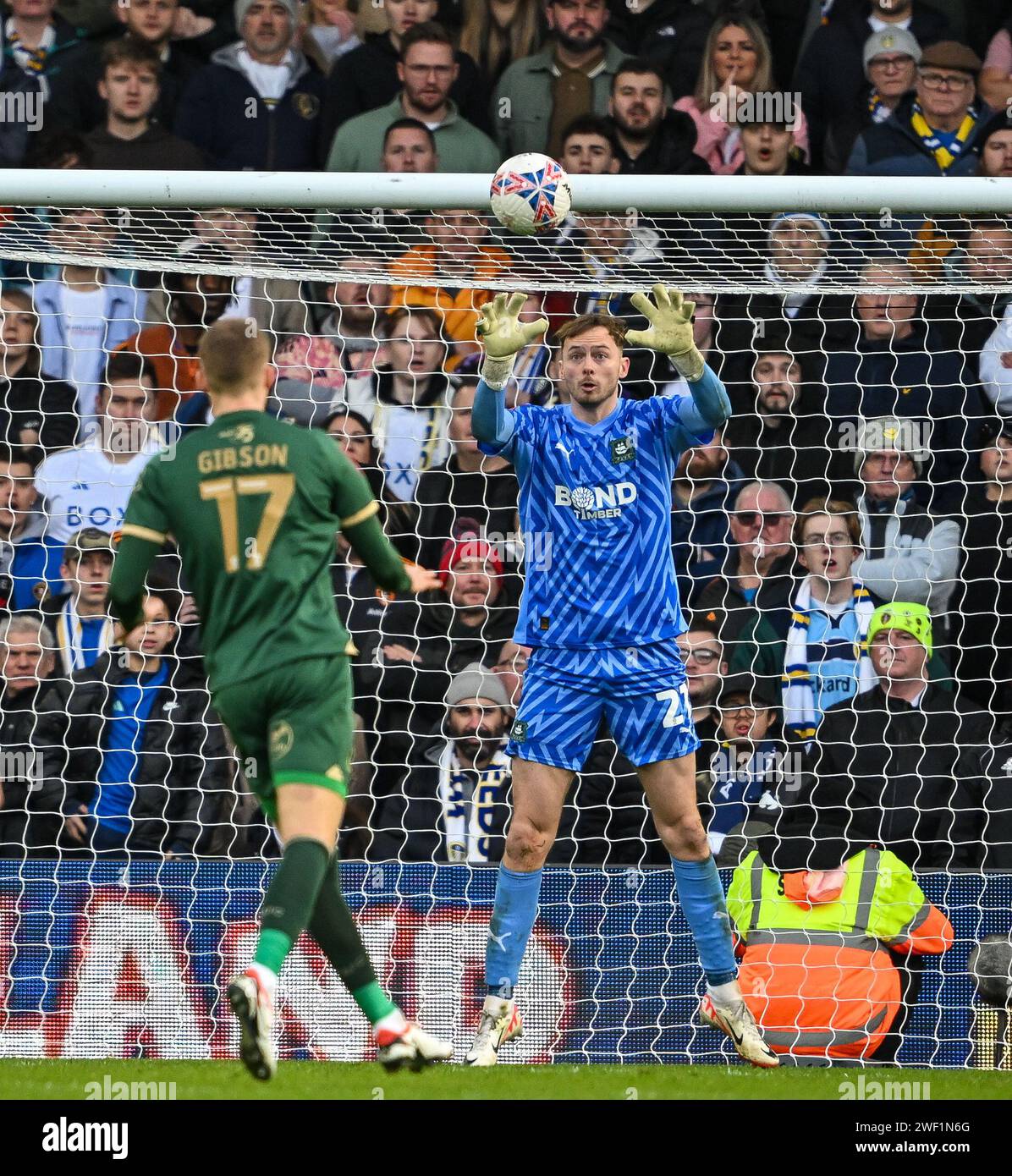 Elland Road, Leeds, Yorkshire, UK. 27th Jan, 2024. FA Cup Fourth Round ...