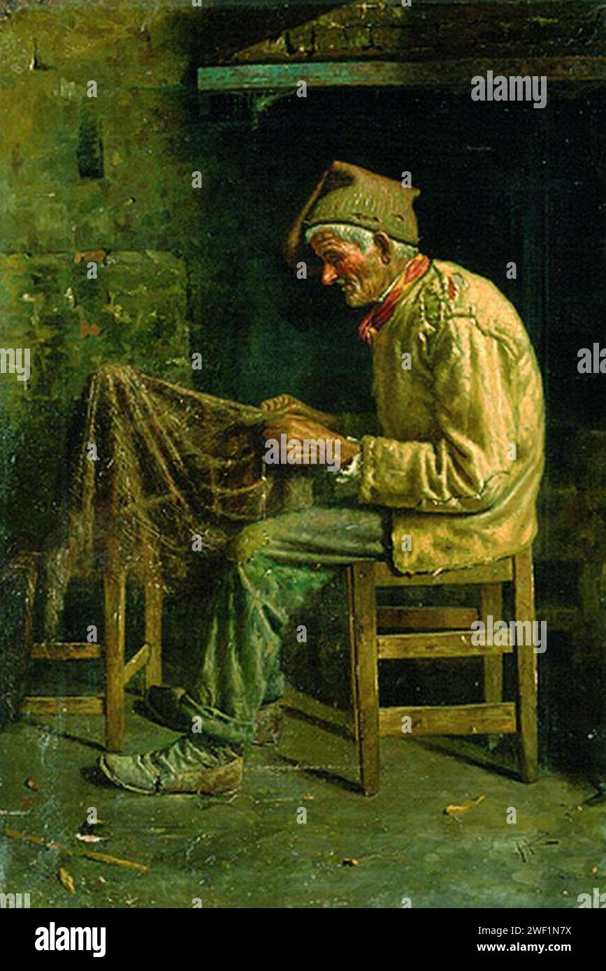Net mender hi-res stock photography and images - Alamy