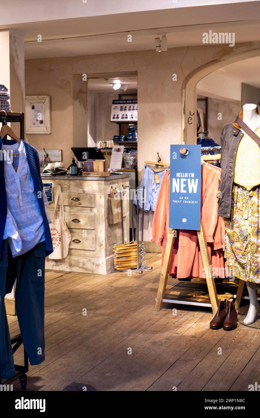 Interior of a clothes shop Stock Photo - Alamy