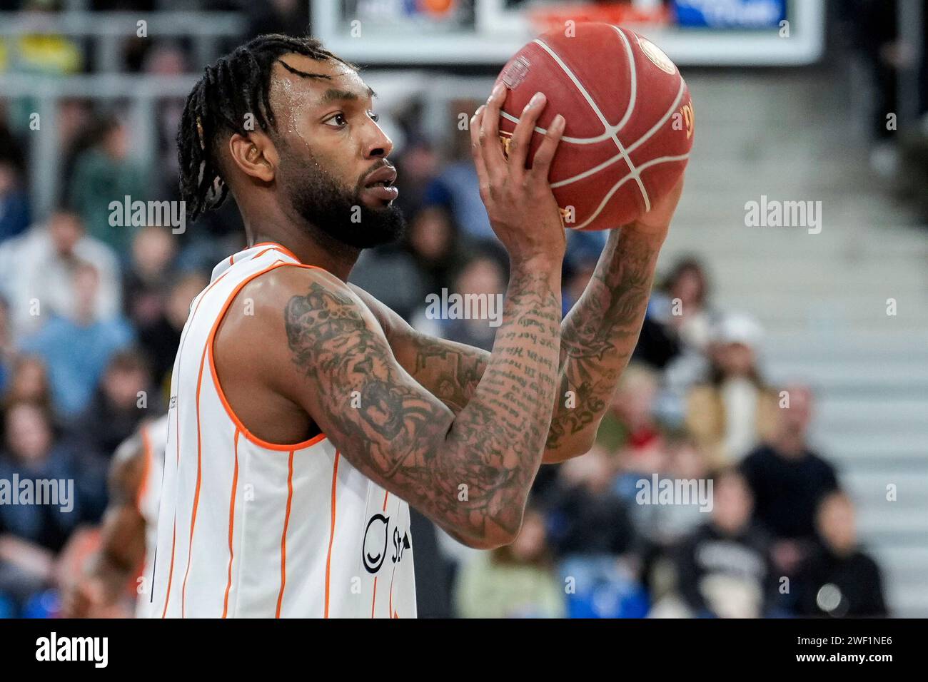 Heidelberg, Deutschland. 27th Jan, 2024. Jeff Garrett (Chemnitz, 2), am ...