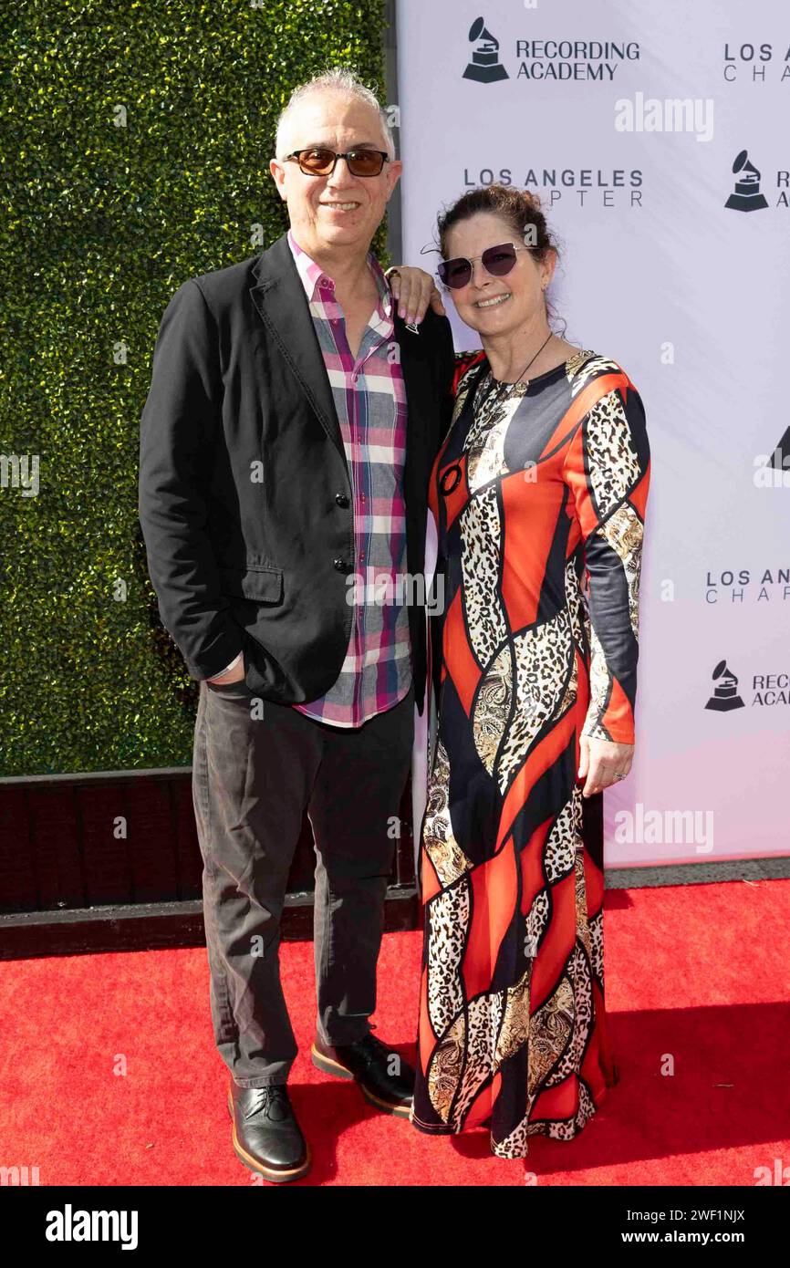 Los Angeles, USA. 27th Jan, 2024. Dave Schiffman and Lesley Goldberg ...