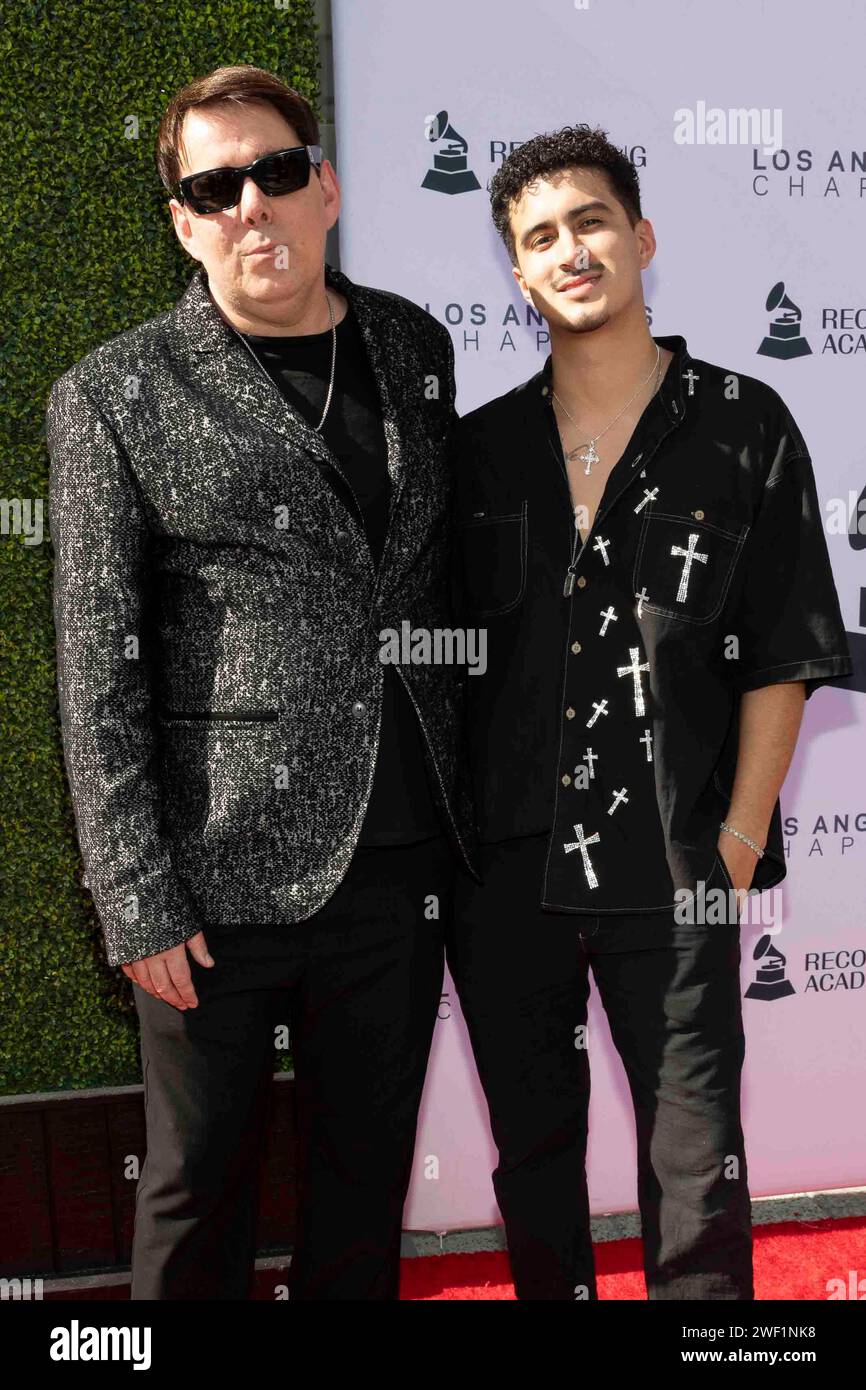 Los Angeles, USA. 27th Jan, 2024. Brian Calle and Christian Leon attend ...