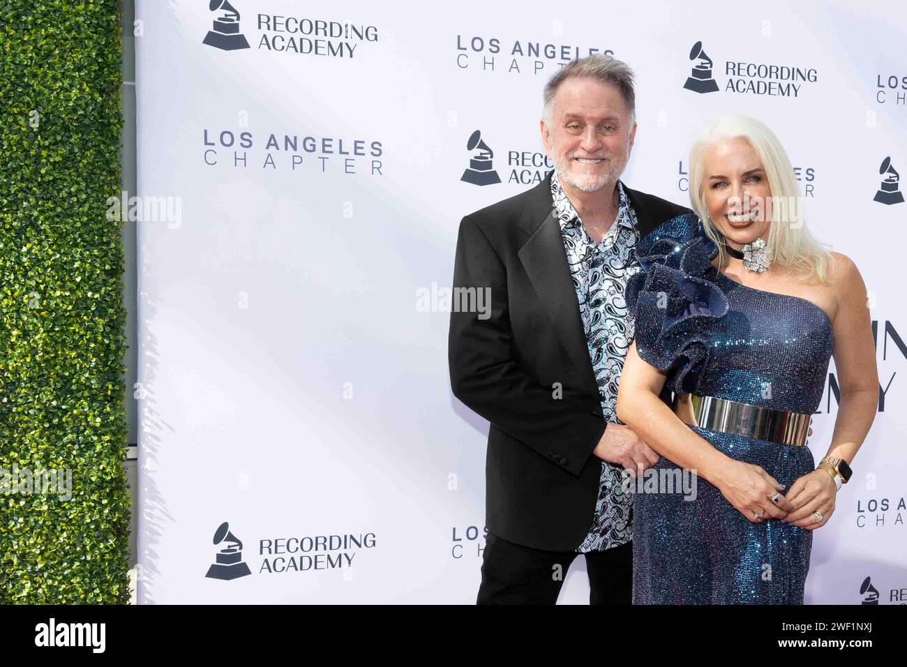 Los Angeles, USA. 27th Jan, 2024. Gordon Goodwin and Vangie Gunn attend ...