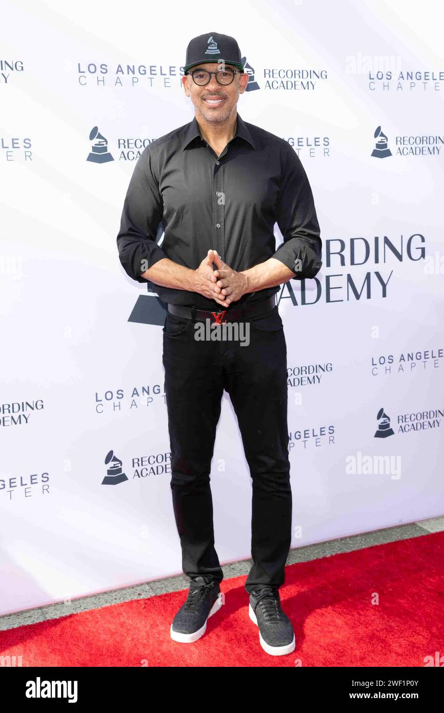 Los Angeles, USA. 27th Jan, 2024. Harvey Mason Jr. attends the arrivals ...