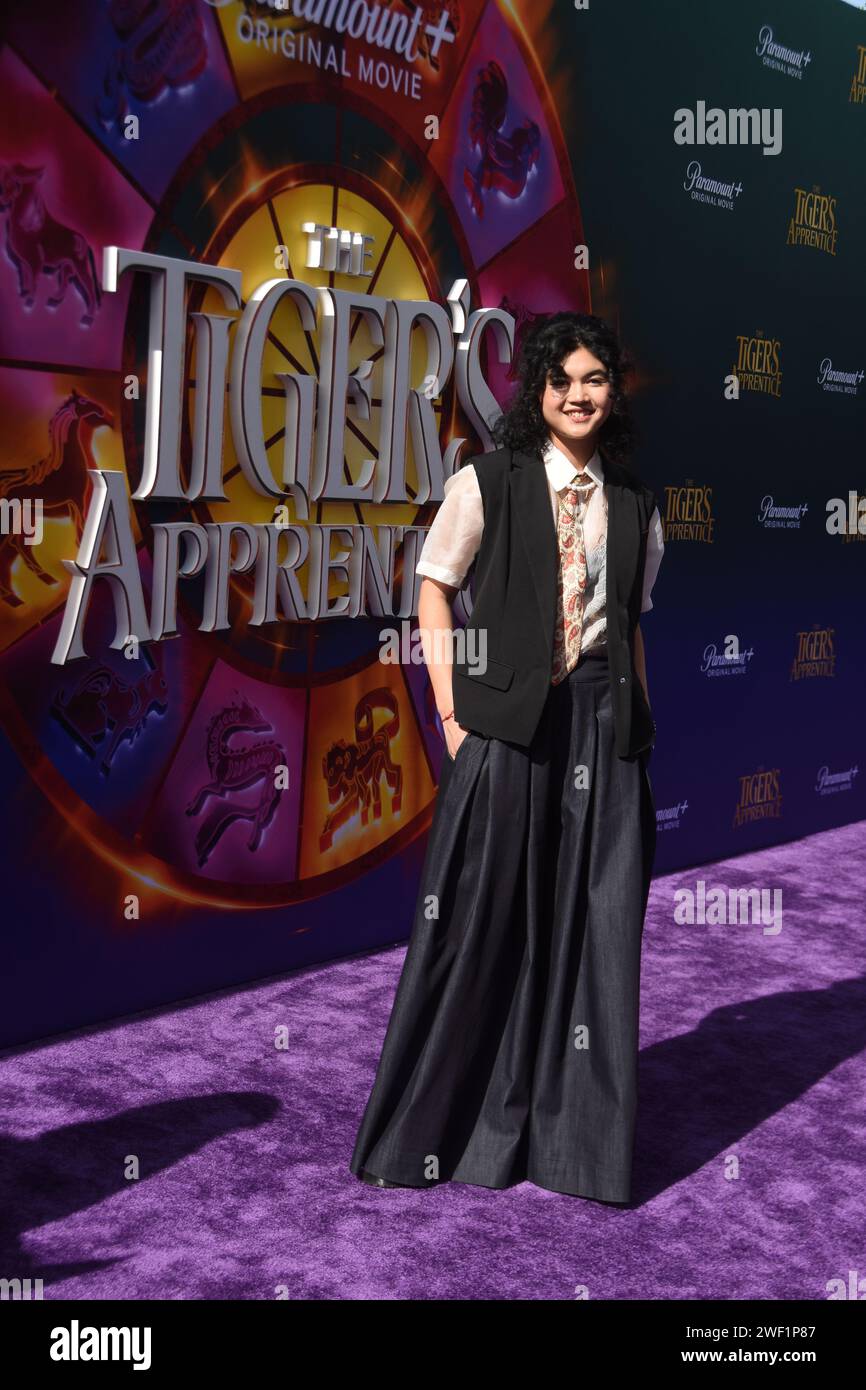 Los Angeles, California, USA 27th January 2024 Actress Sam Morelos ...