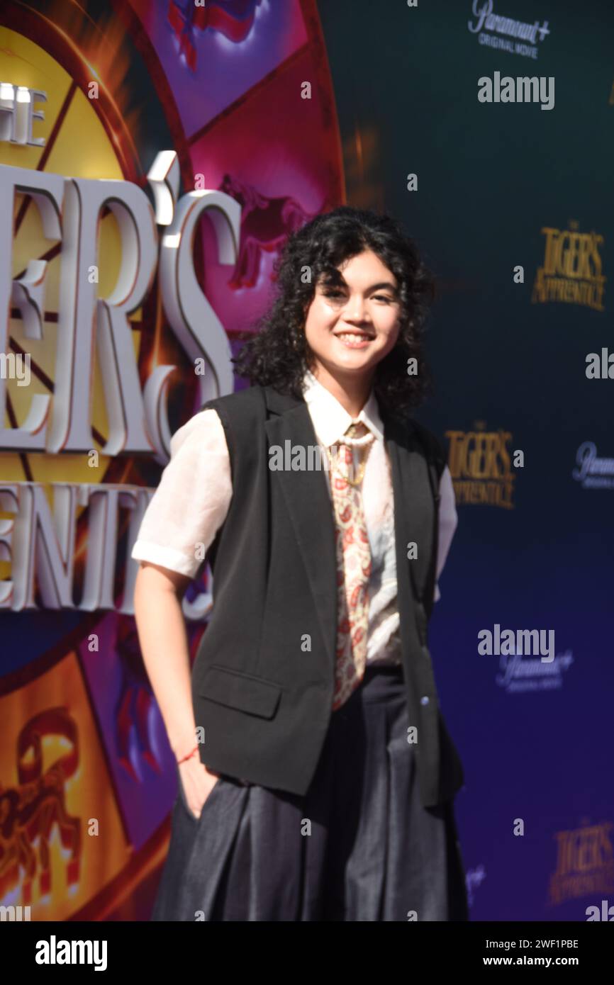 Los Angeles, California, USA 27th January 2024 Actress Sam Morelos ...