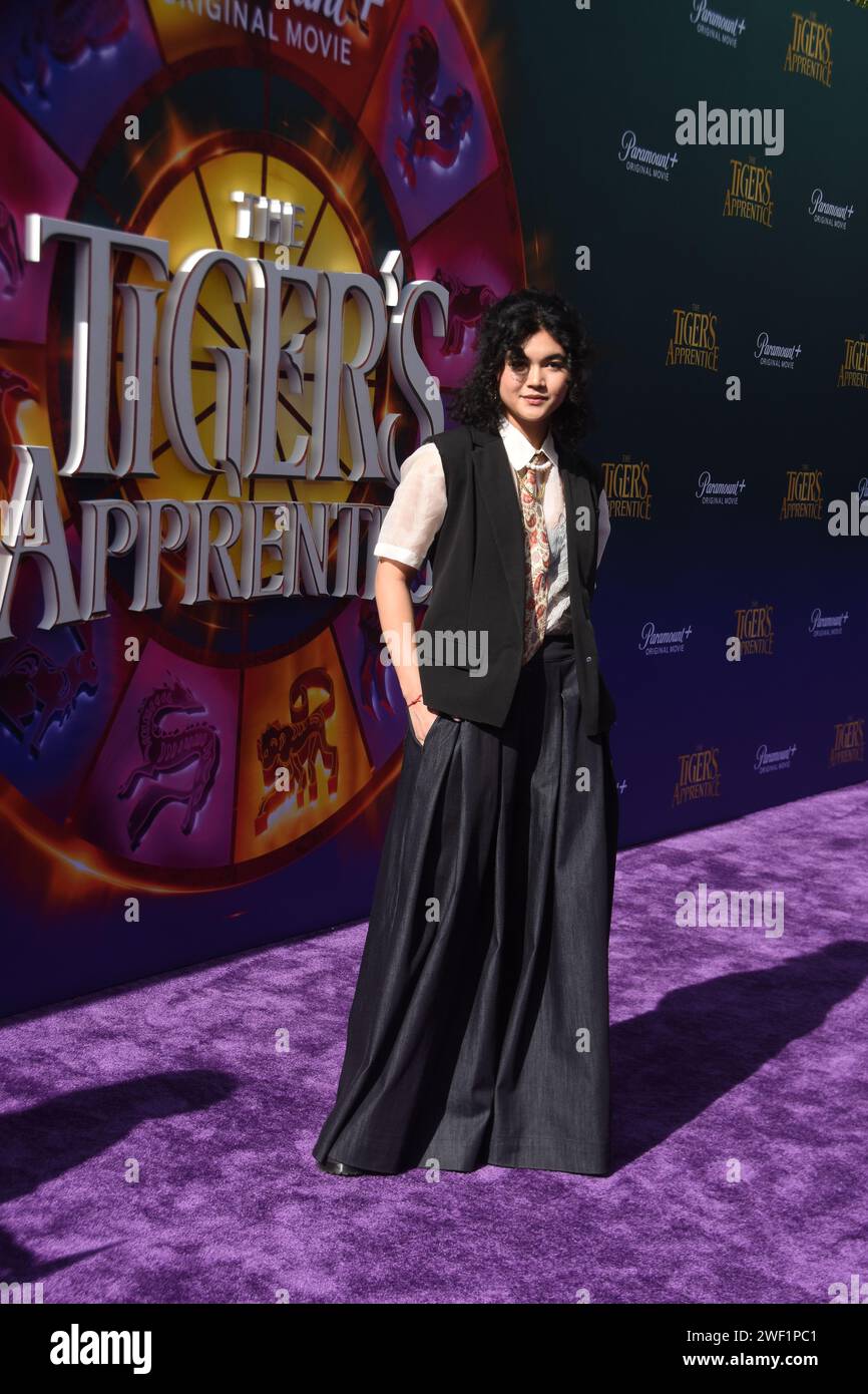 Los Angeles, California, USA 27th January 2024 Actress Sam Morelos ...