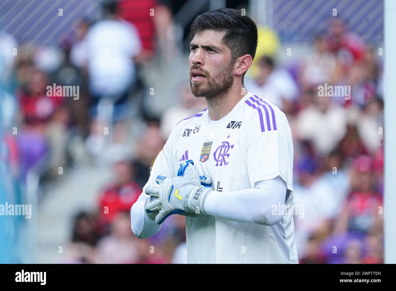 Orlando, Florida, USA, April 29, 2023, Flamengo goalkeeper Agustin ...