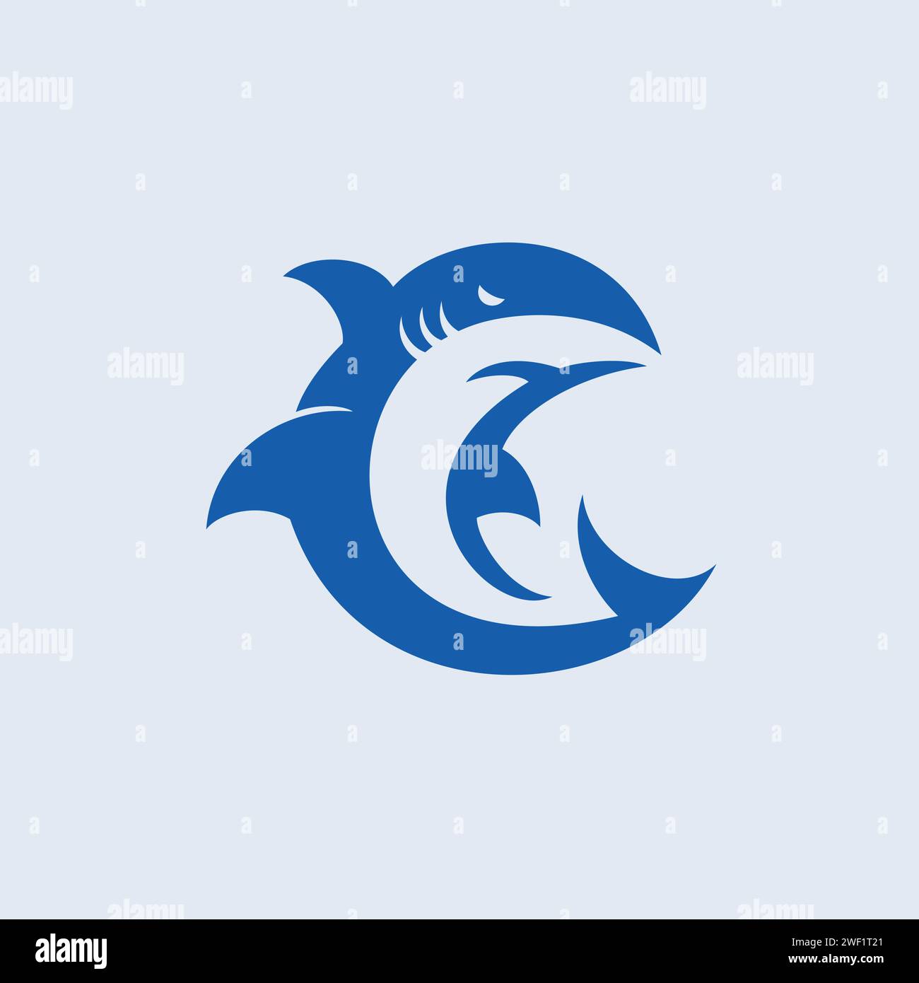 Cool shark logo hi-res stock photography and images - Alamy