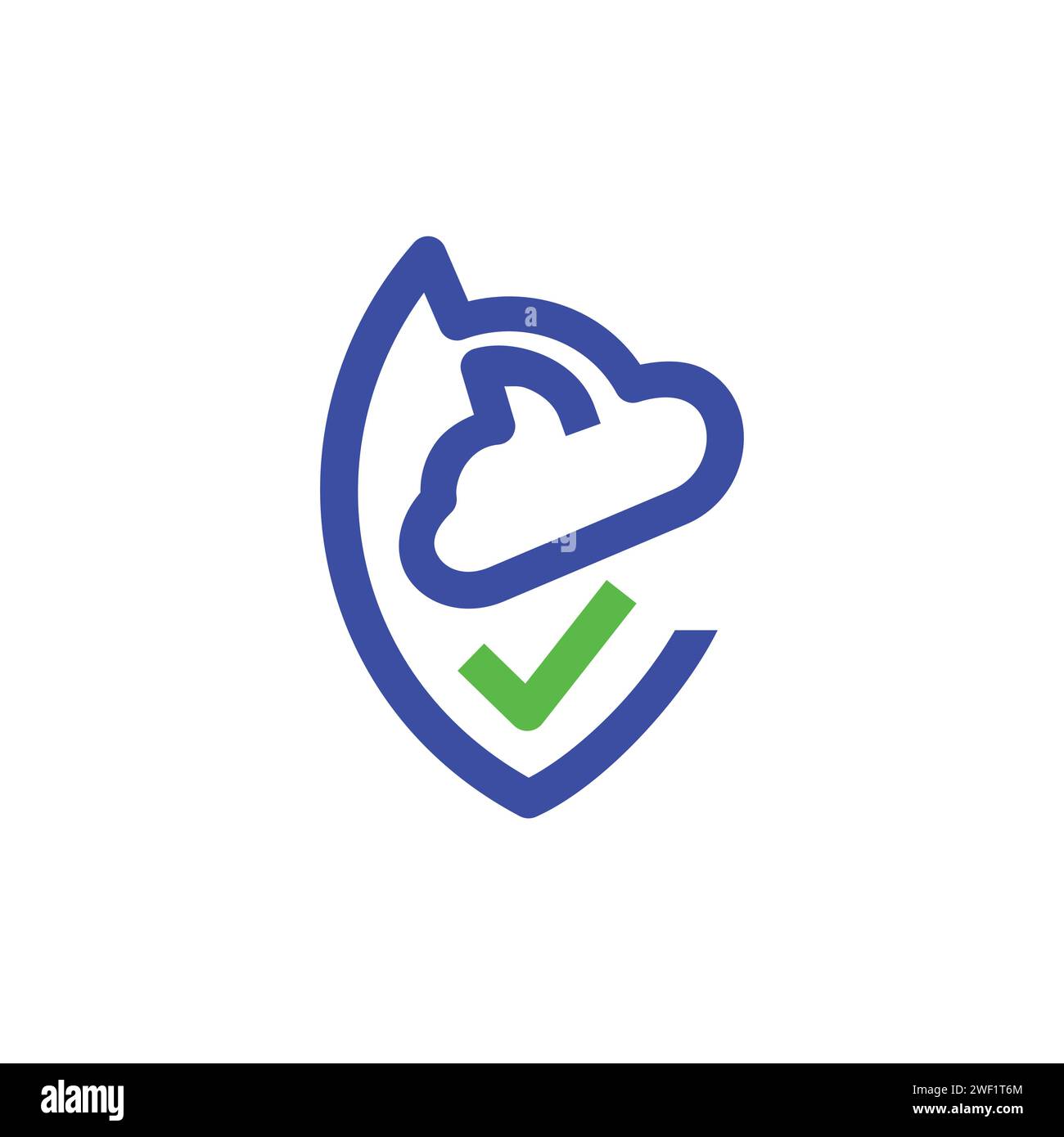 A logo featuring a shield with cat and dog heads forming its shape and ...