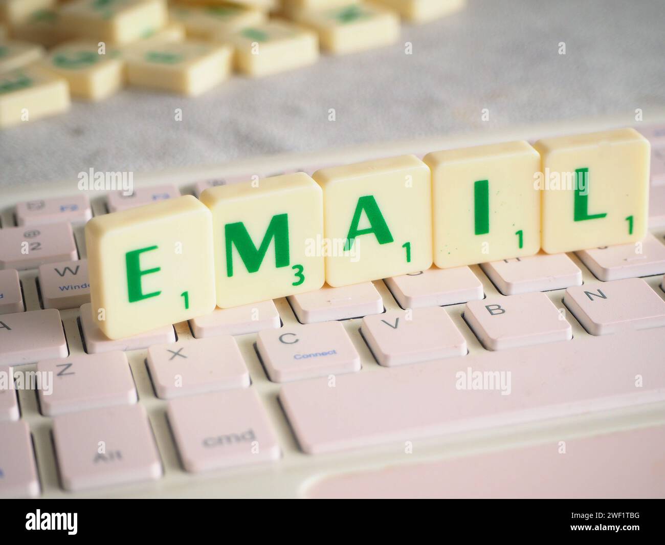 Scrabble letters spelling words EMAIL Stock Photo - Alamy