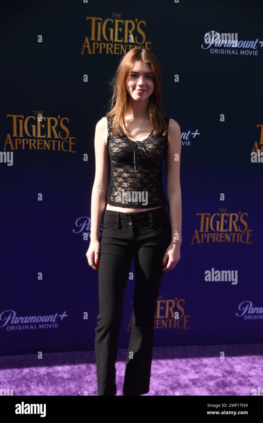 Los Angeles, California, USA 27th January 2024 Actress Callie Haverda ...