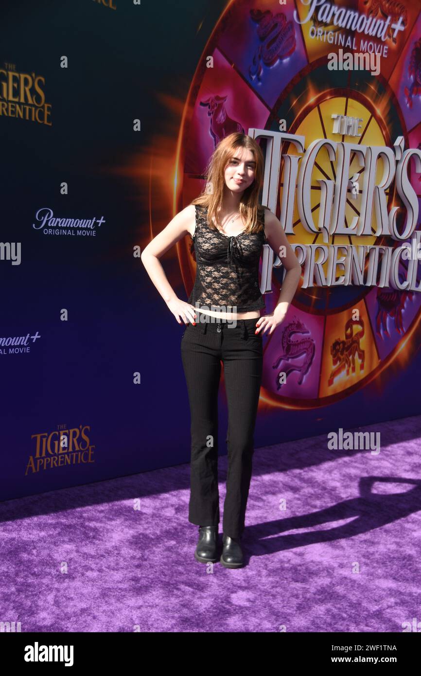 Los Angeles, California, USA 27th January 2024 Actress Callie Haverda ...