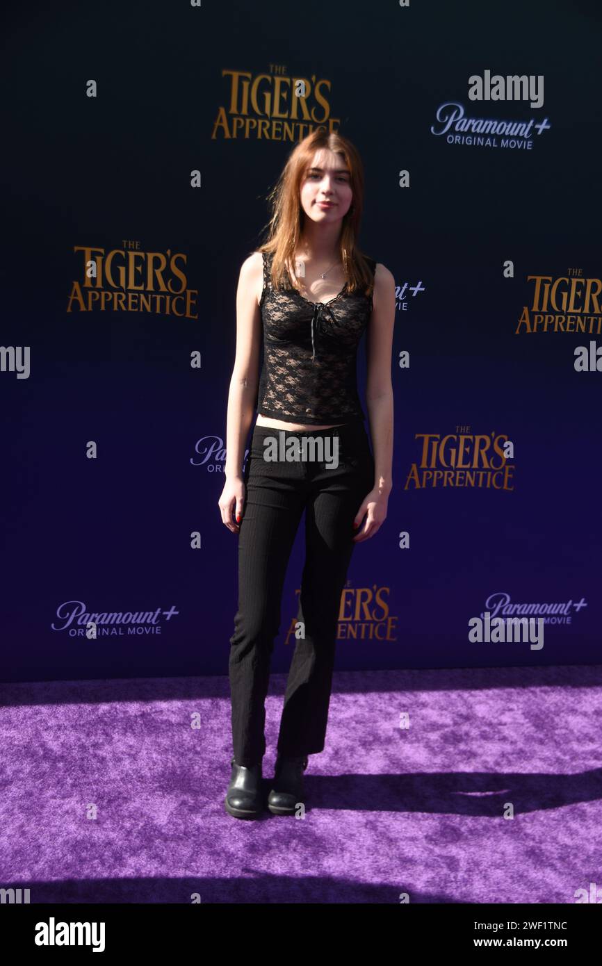 Los Angeles, California, USA 27th January 2024 Actress Callie Haverda ...