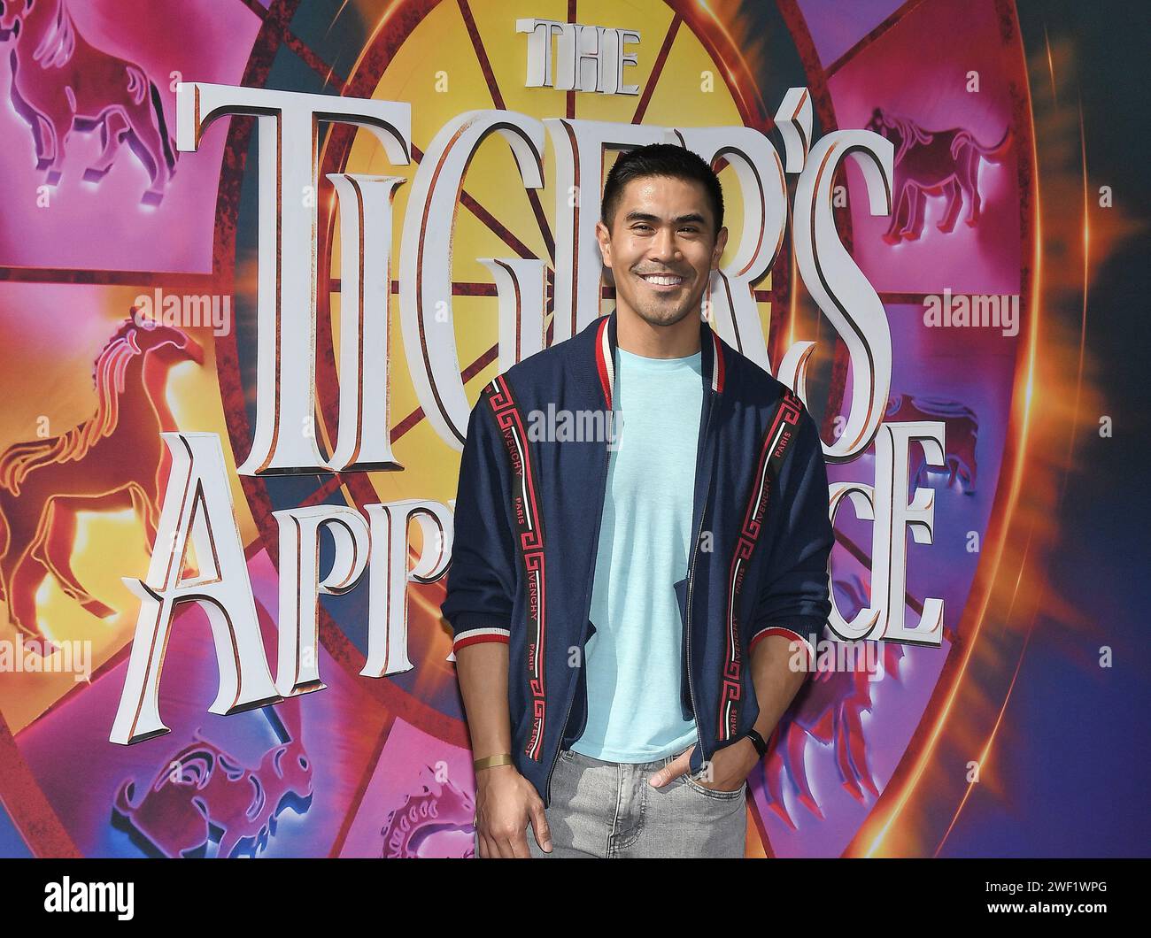 Los Angeles, USA. 27th Jan, 2024. JB Tadena arrives at the Paramount 's THE TIGER'S APPRENTICE ...