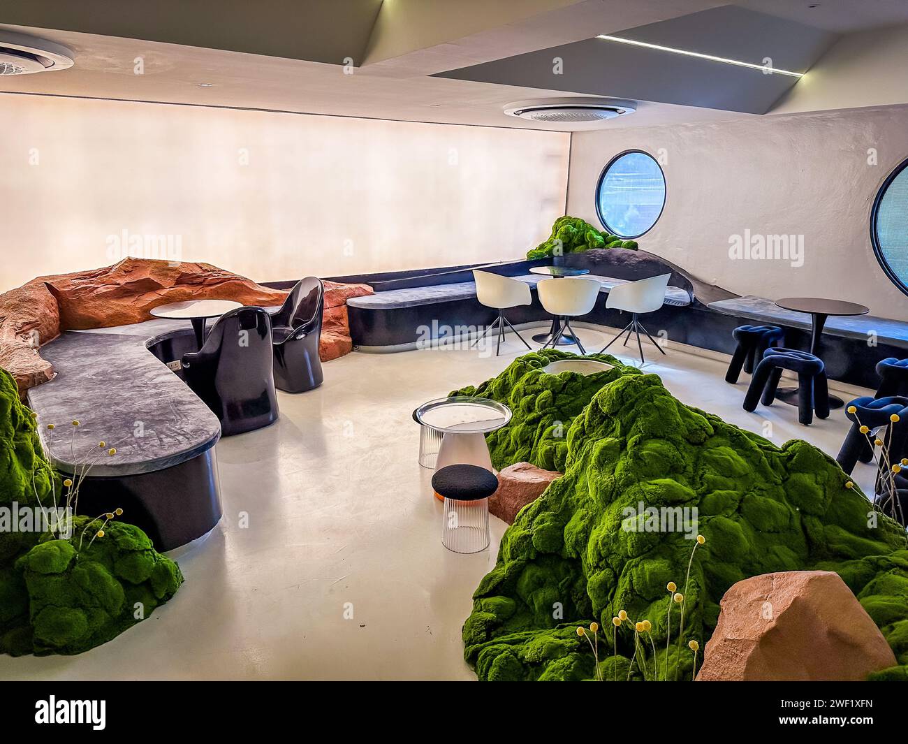 Mars Cafe in Chiang Mai, Thailand Stock Photo - Alamy
