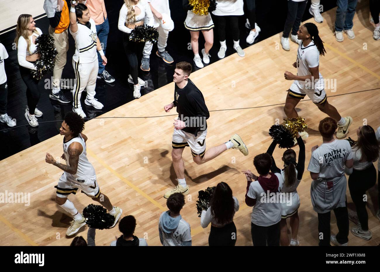 Nashville, Tennessee, USA. 27th Jan, 2024. Vanderbilt basketball ...