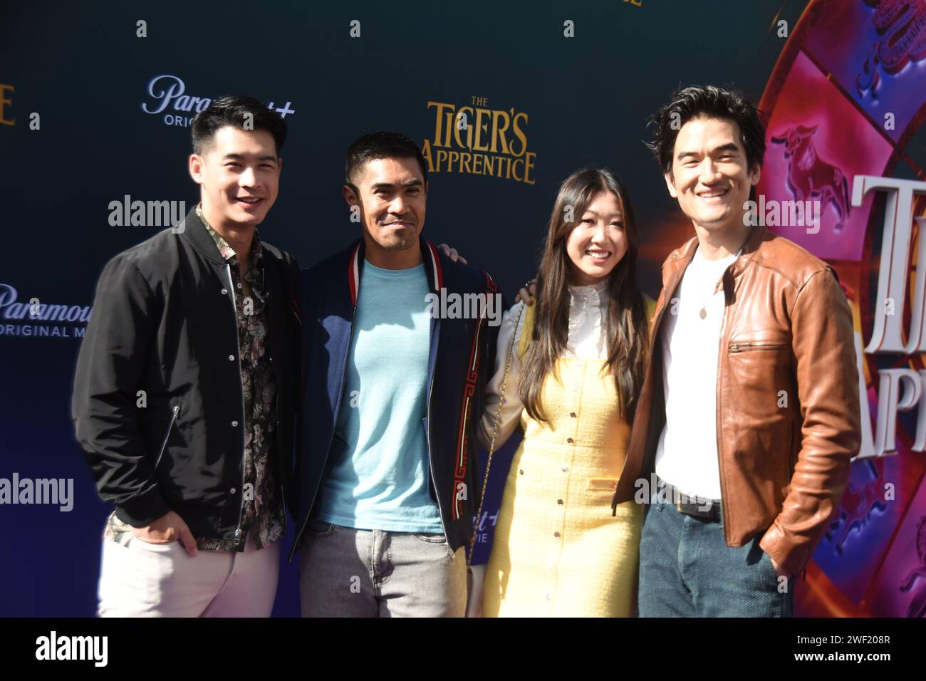 Los Angeles, California, USA 27th January 2024 (L-R) Actor Eddie Liu ...