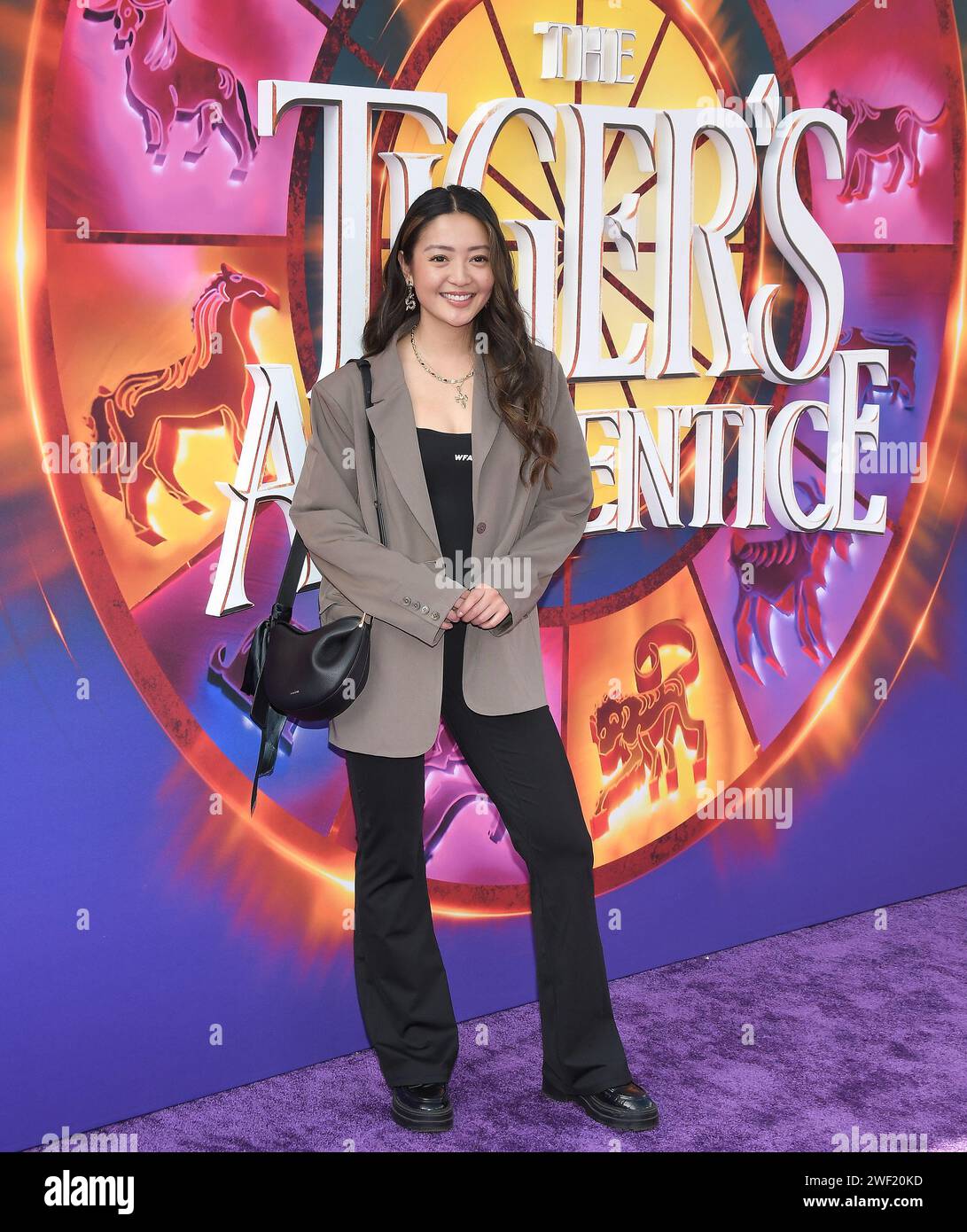Los Angeles, USA. 27th Jan, 2024. Chelsea Zhang arrives at the ...