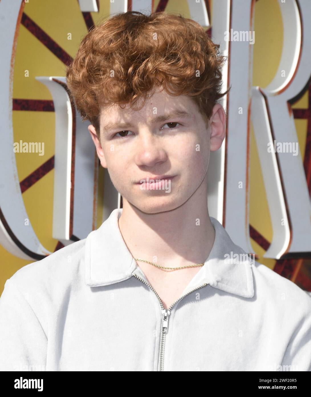 Los Angeles, USA. 27th Jan, 2024. Landon Gordon arrives at the ...