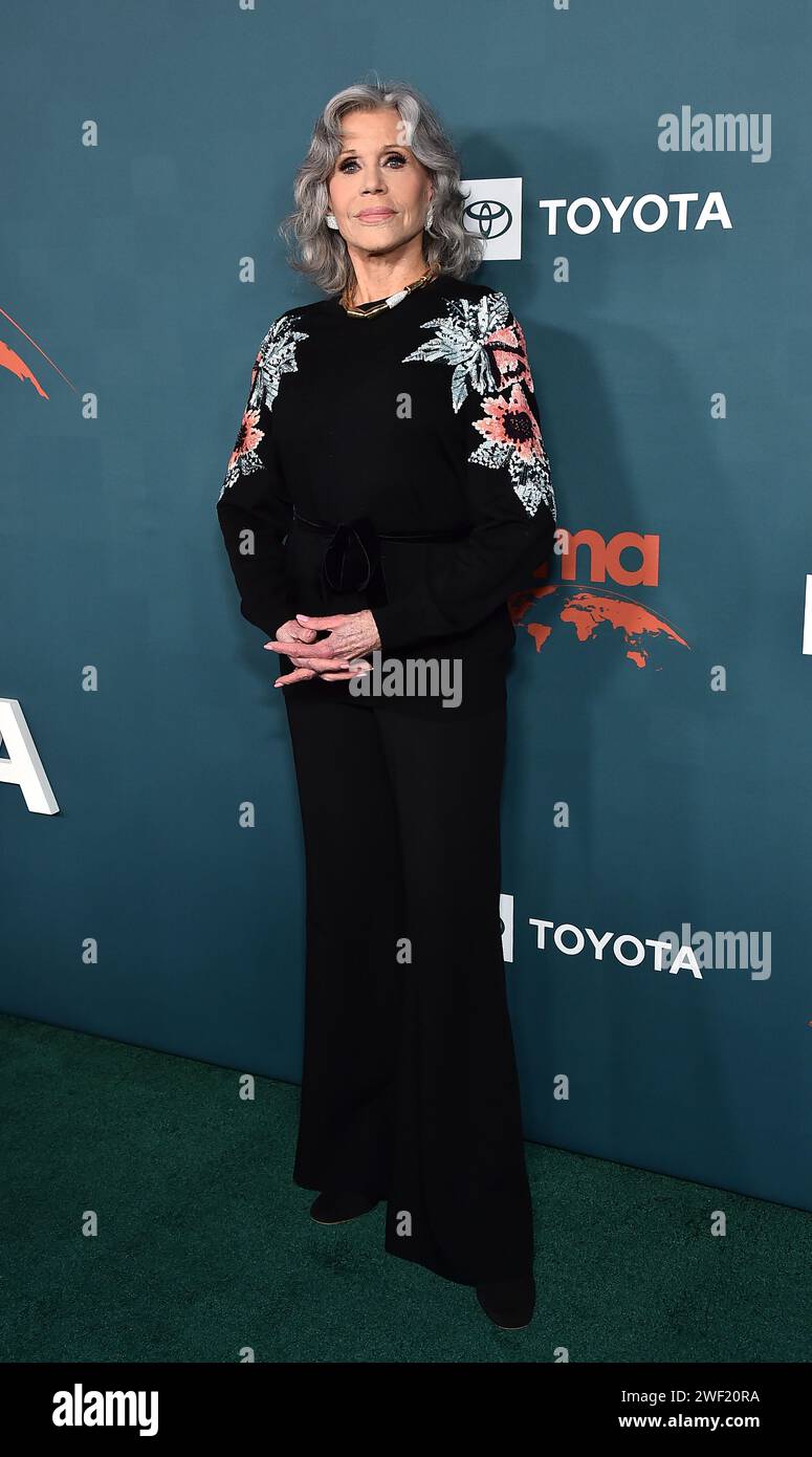Los Angeles, USA. 27th Jan, 2024. Jane Fonda arriving at the EMA Awards ...