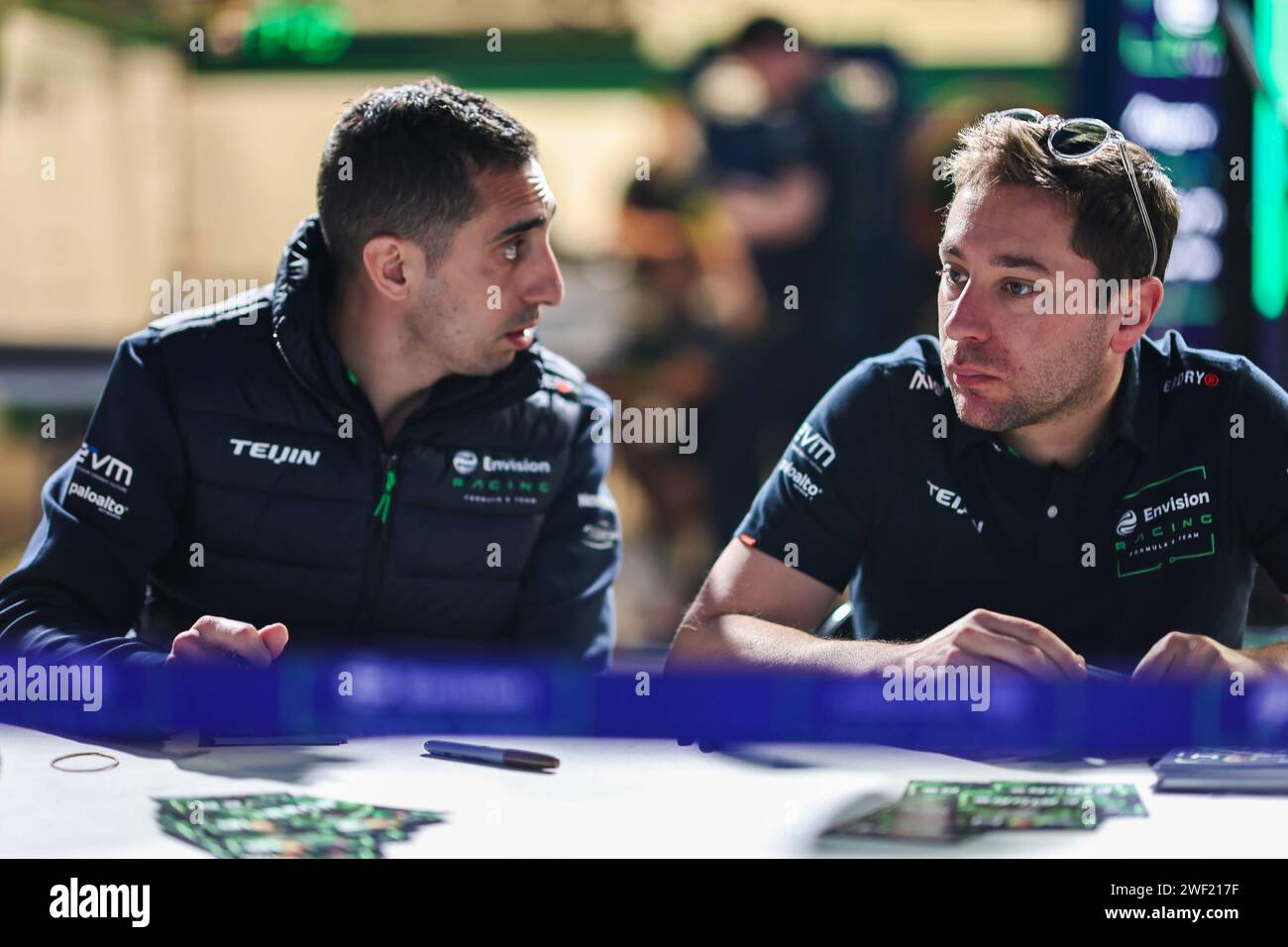 Riyadh, Saudi Arabia. 27th Jan, 2024. Envision Racing's Swiss driver ...