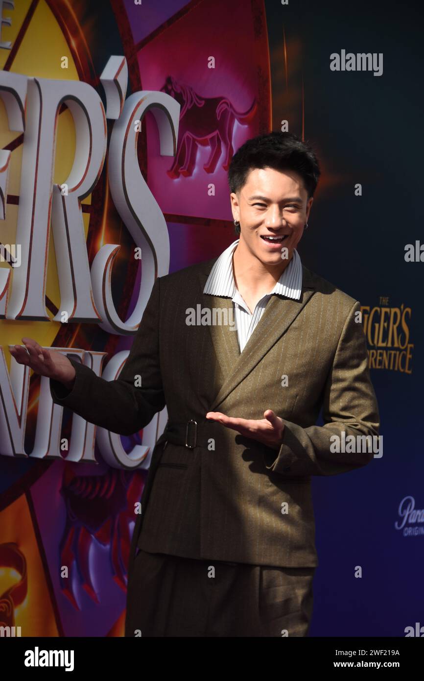 Los Angeles, California, USA 27th January 2024 Actor Brandon Soo Hoo ...