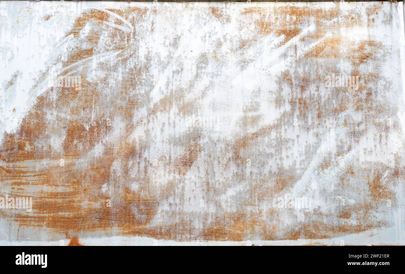 Rust dirty metal wall is used as metal background texture in decorative ...