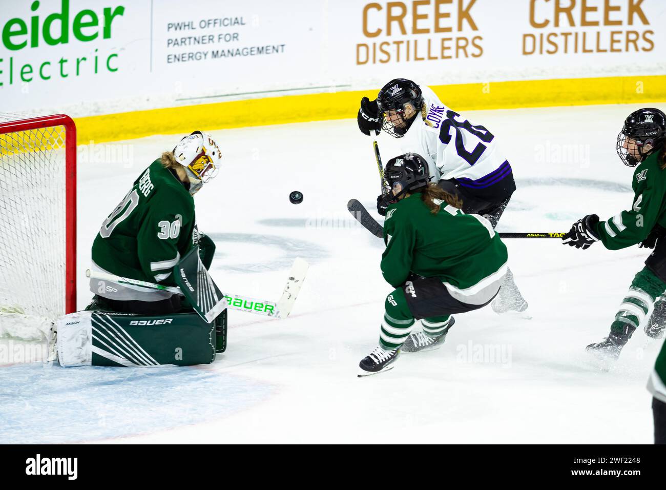 Tsongas Center. 27th Jan, 2024. Massachusetts, USA; Boston goaltender ...