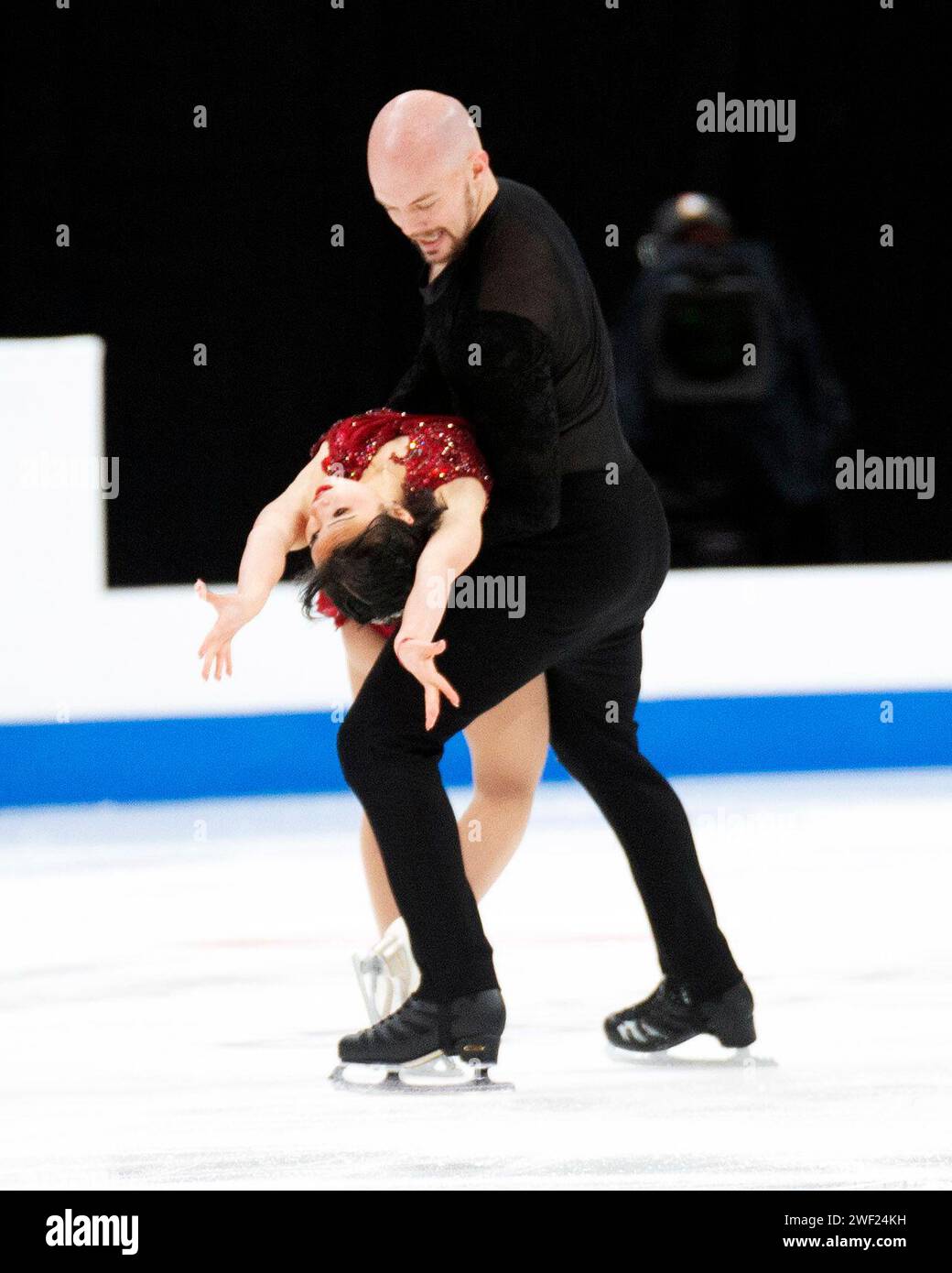 Columbus, Ohio, United States. 27th January, 2024. Ellie Kam and Danny ...