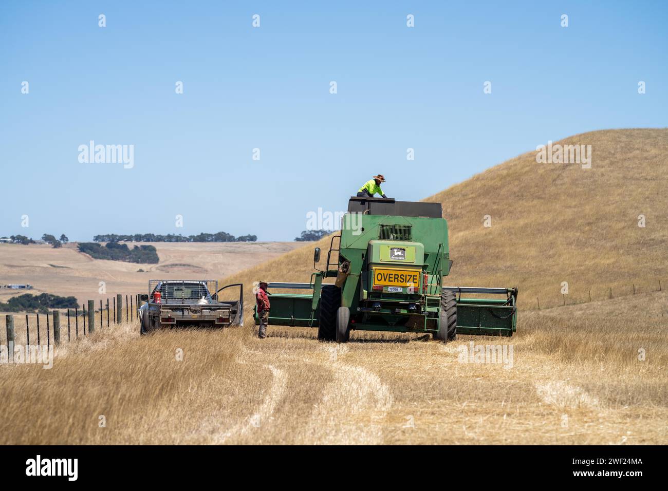 Old combine hi-res stock photography and images - Alamy