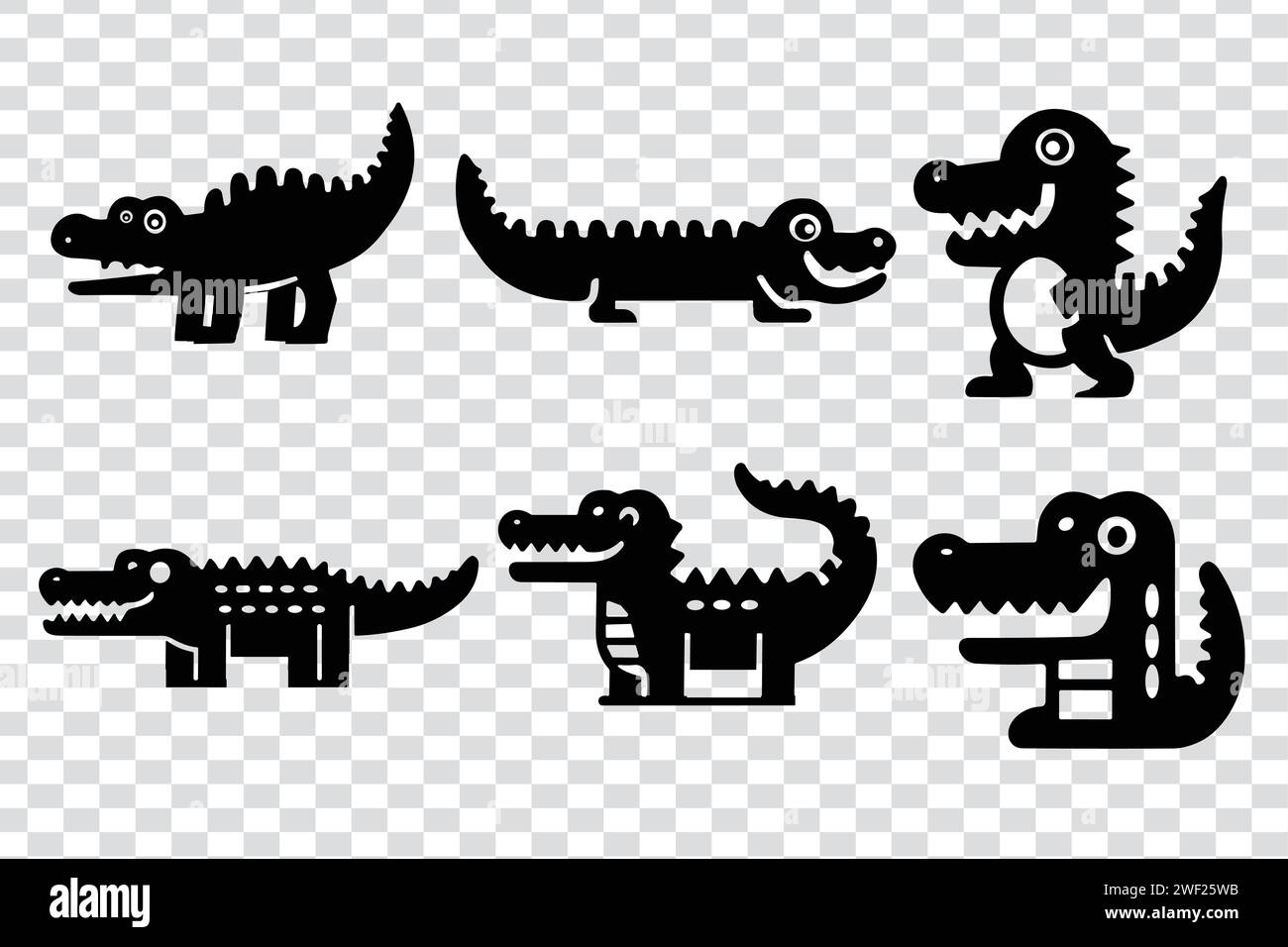 Crocodile pattern vector hi-res stock photography and images - Alamy