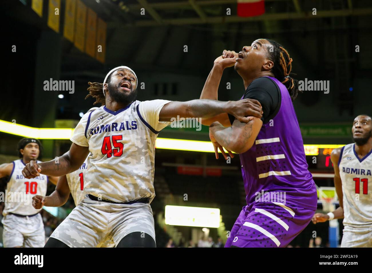 London Ontario Canada, Jan 27 2024. The London Lightning defeat the Tri ...