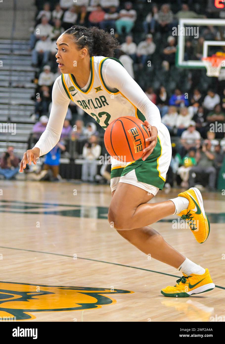 Waco, Texas, USA. 22nd Jan, 2024. Baylor Lady Bears guard Bella ...