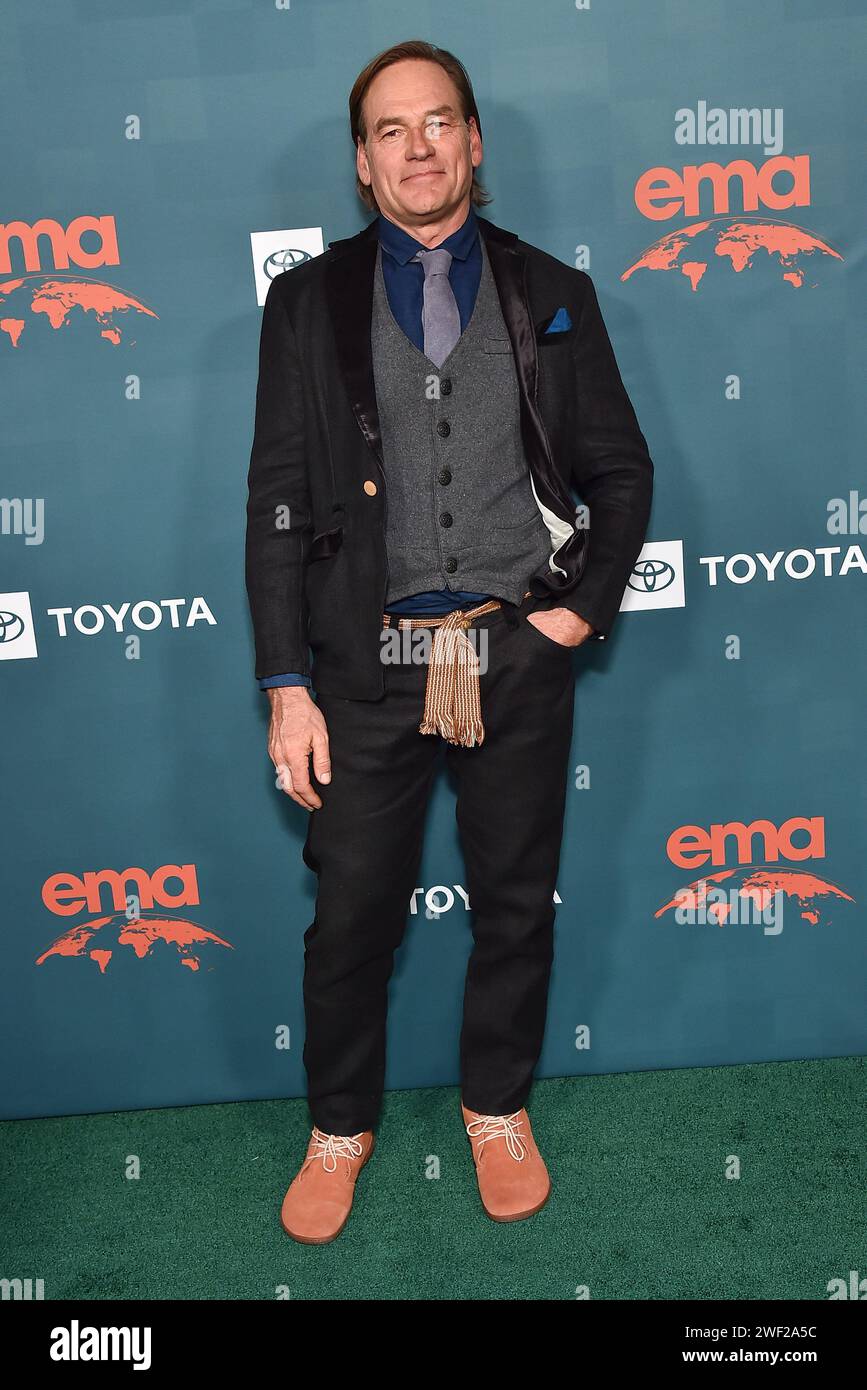 Los Angeles, USA. 27th Jan, 2024. Darin Olien arriving at the EMA ...