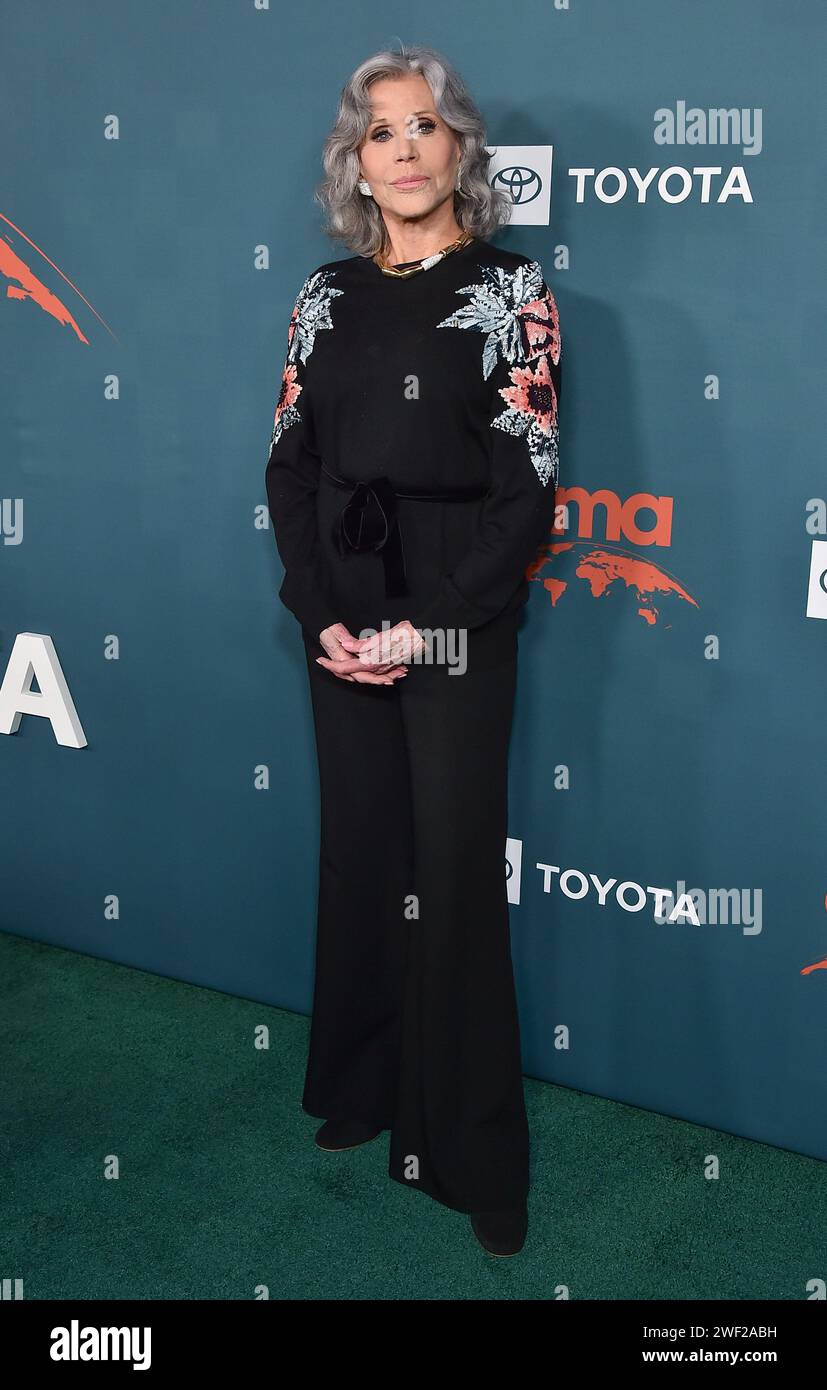 Los Angeles, USA. 27th Jan, 2024. Jane Fonda arriving at the EMA Awards ...