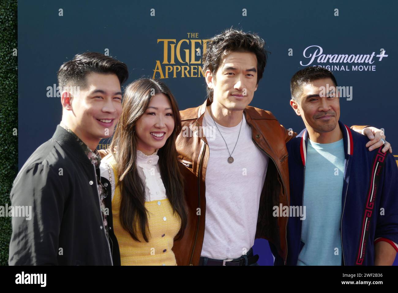 Los Angeles, California, USA 27th January 2024 (L-R) Actor Eddie Liu ...