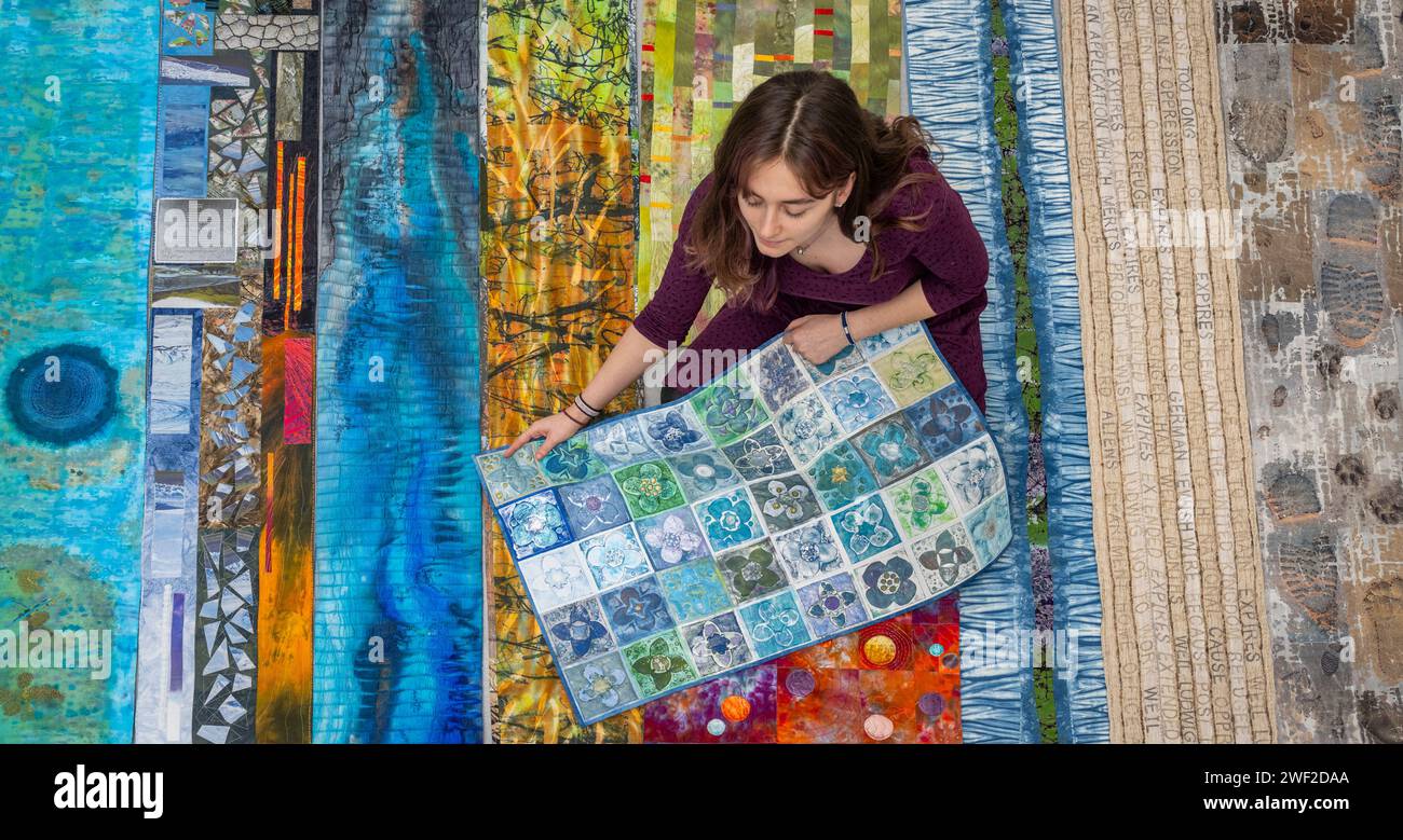 Arts, news, Scotland, UK Diversity Exhibition by Contemporary Quilt ...