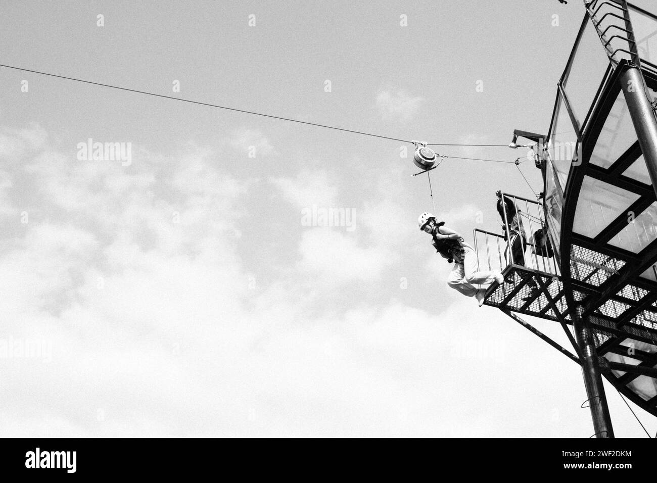 zip liner in an reassigned industrial complex, Tainan Taiwan Stock ...