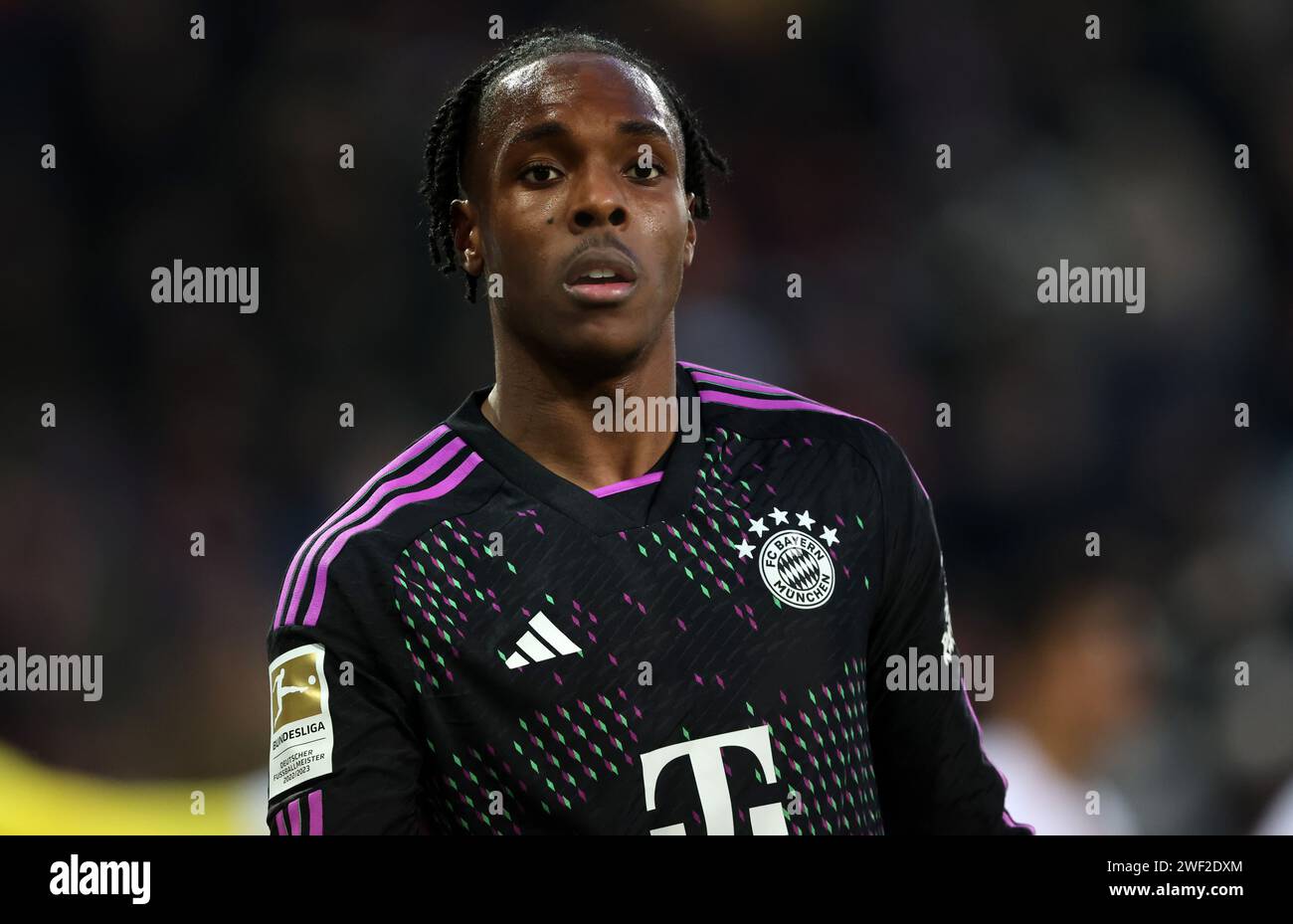 Mathys Tel of FC Bayern Muenchen FC Augsburg FC Bayern MŸnchen 2:3 27.1 ...