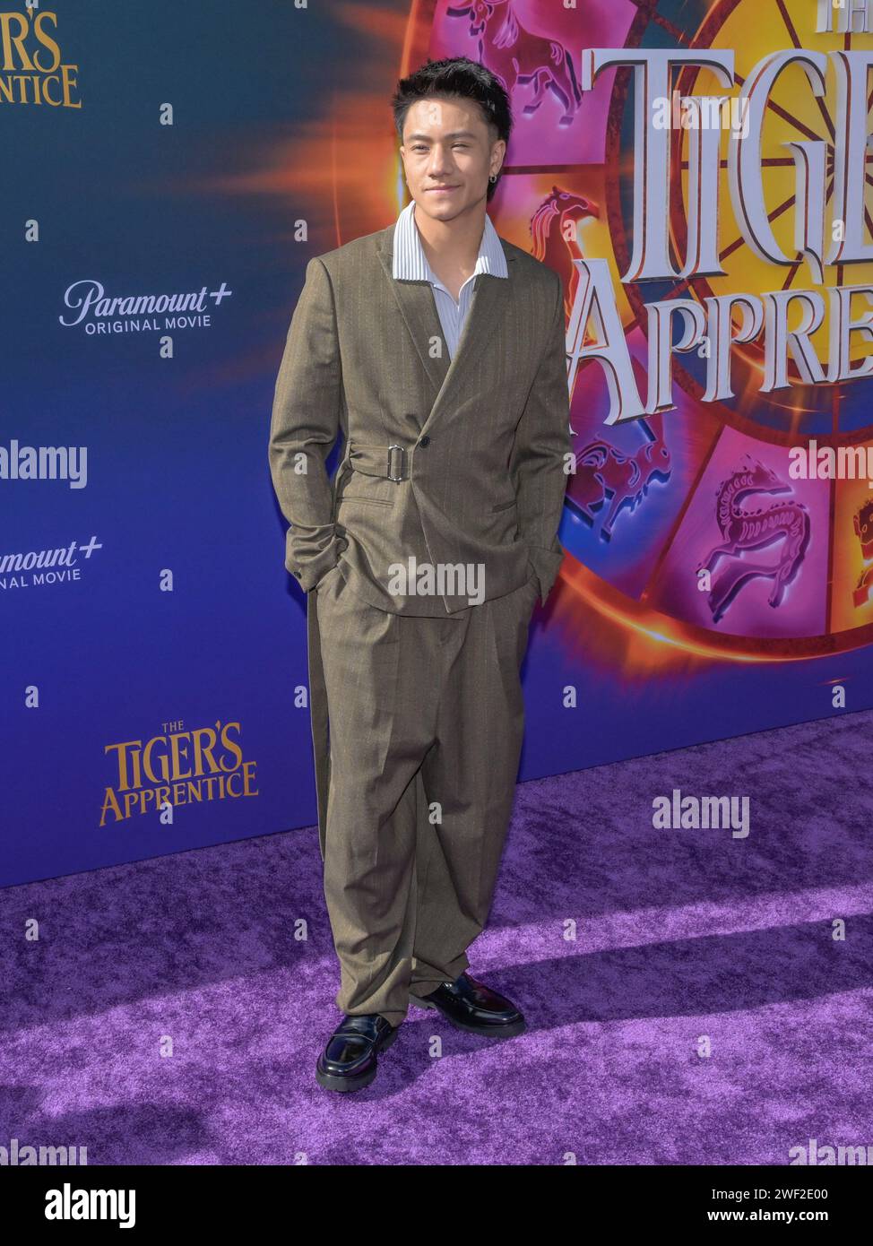 January 27, 2024, Hollyood, California, United States: Brandon Soo Hoo ...