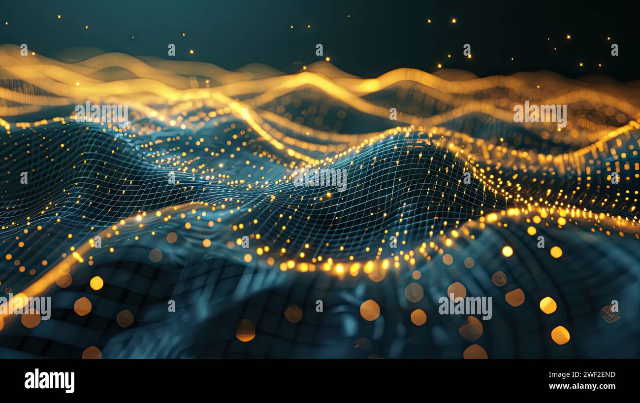 Digital waveforms hi-res stock photography and images - Alamy
