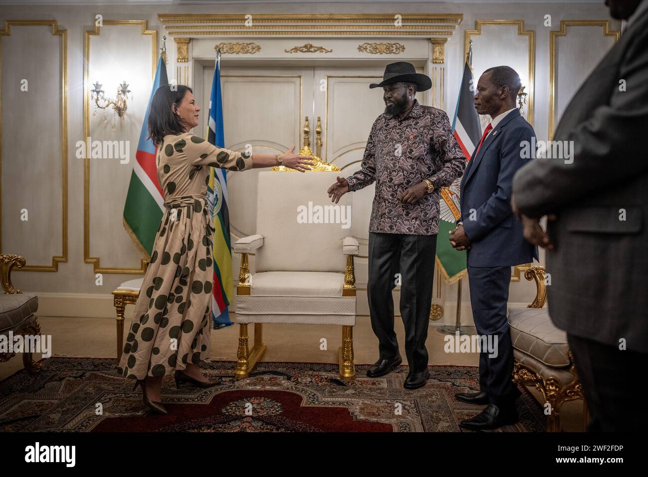 Juba, South Sudan. 26th Jan, 2024. Annalena Baerbock (Bündnis90/Die ...