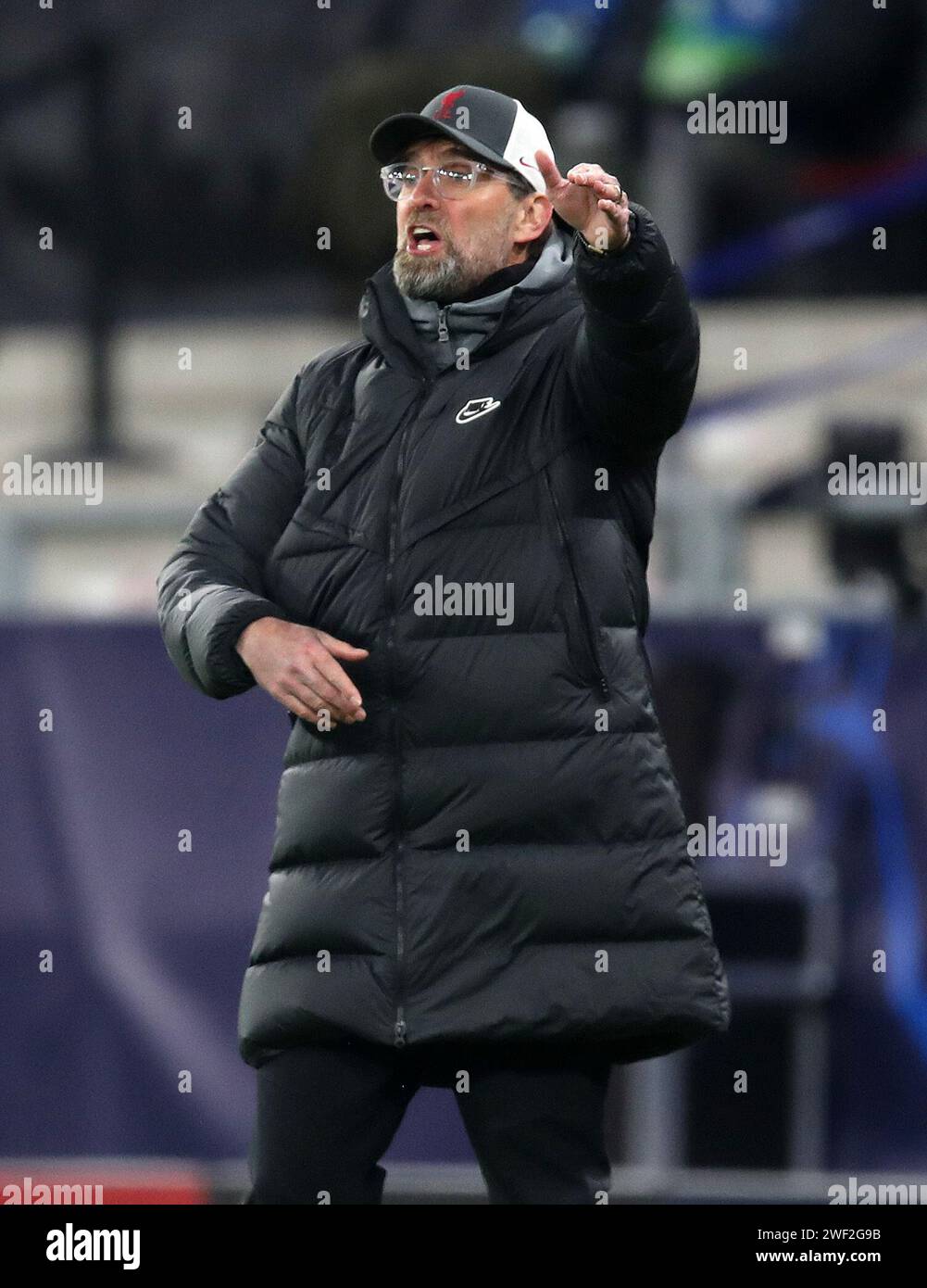 Trainer Coach Juergen Klopp FC Liverpool Budapest Puskas Arena 16.2. ...